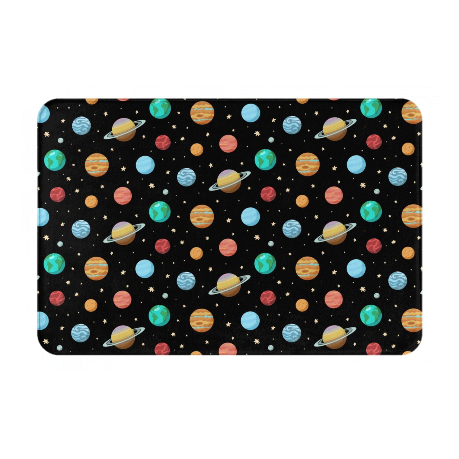 Daiia Solar System Planets Space Front Door Mat, Heavy Duty Durable ...