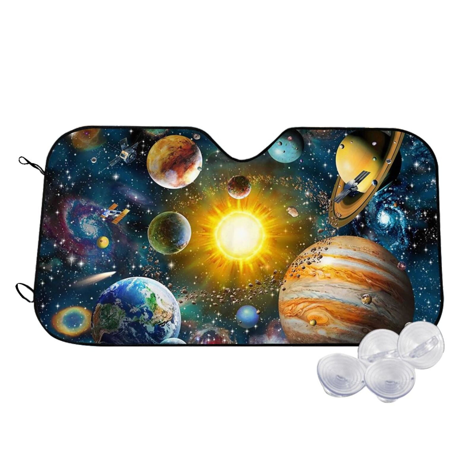 Daiia Space Planet Windshield Sun Shade for Car SUV Truck (Small ), Car ...