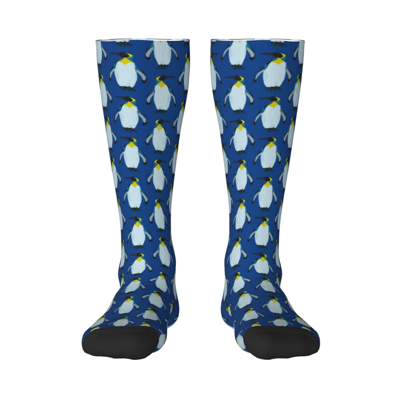 Daiia Sports Socks Beautiful King Penguin Pattern Printed Novelty Crew ...