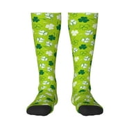 TeeHee Women's St. Patricks Day Cotton Knee High Socks 3-Pack (Irish ...