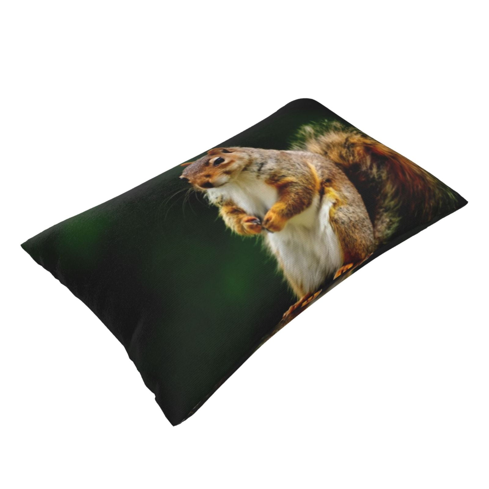 Daiia Squirrels Eating Peanuts On The Tree Bedding Waterproof Pillow ...