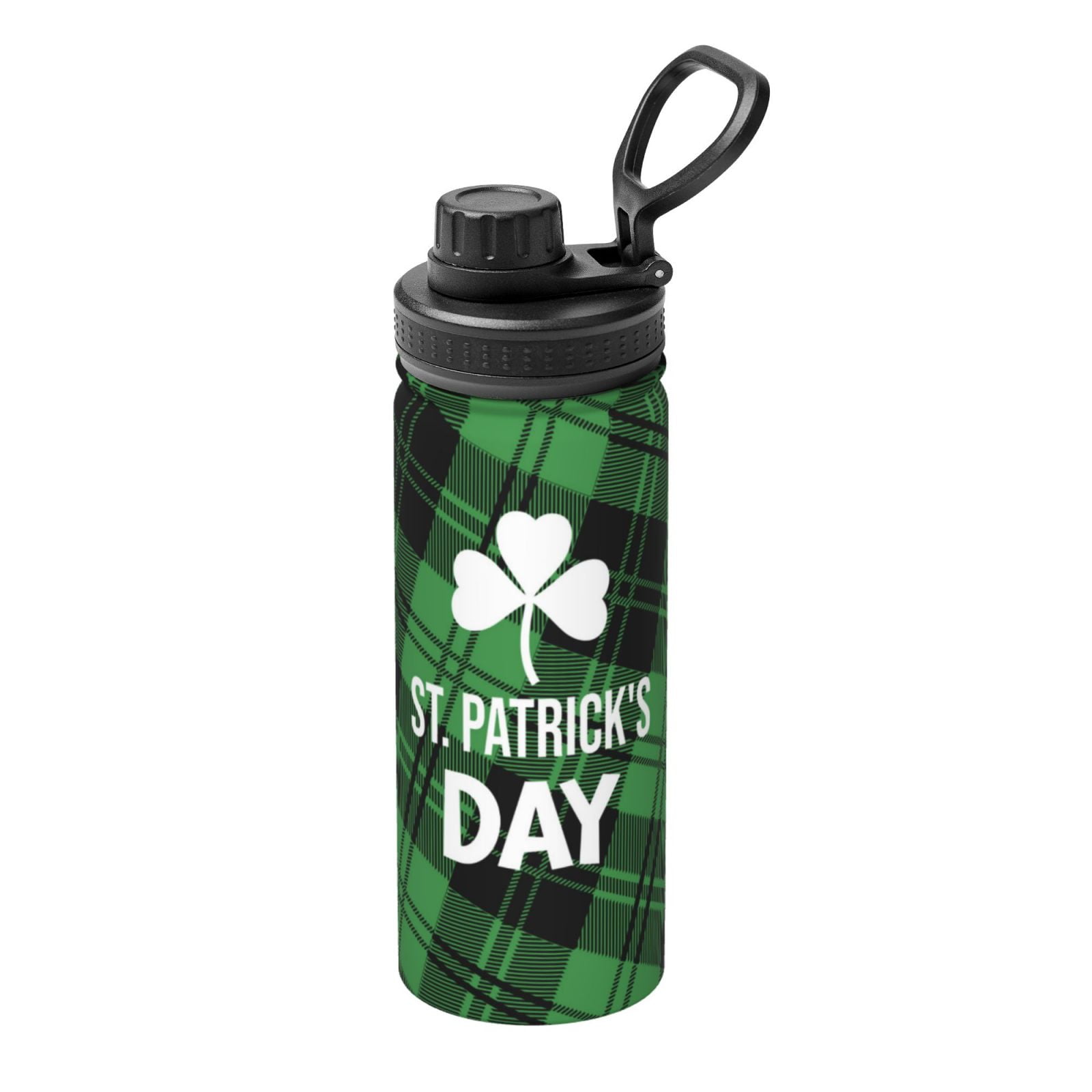 Daiia St Patrick's day Printed 18 OZ Sports Insulated Kettle Drinking ...
