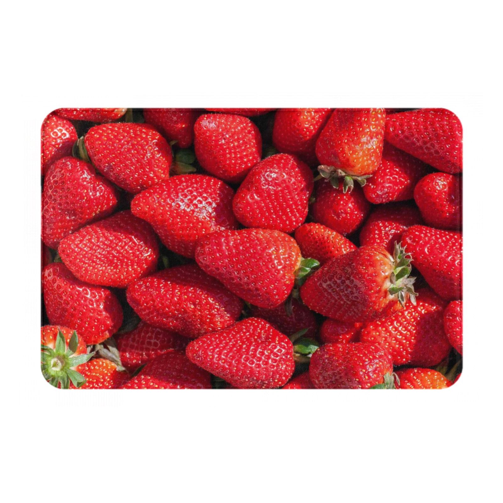 Daiia Strawberry Red Front Door Mat, Heavy Duty Durable Welcome Mat for ...