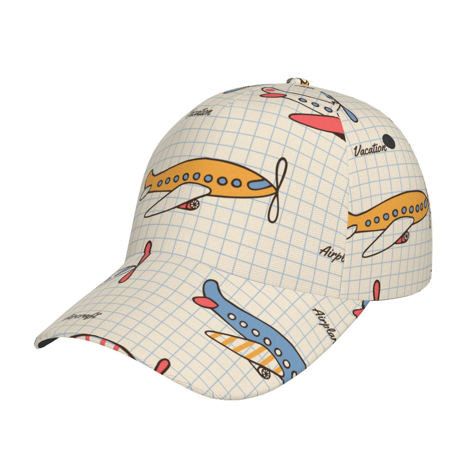 Daiia Striped Vintage Planes Baseball Cap Men Women Classic Adjustable ...