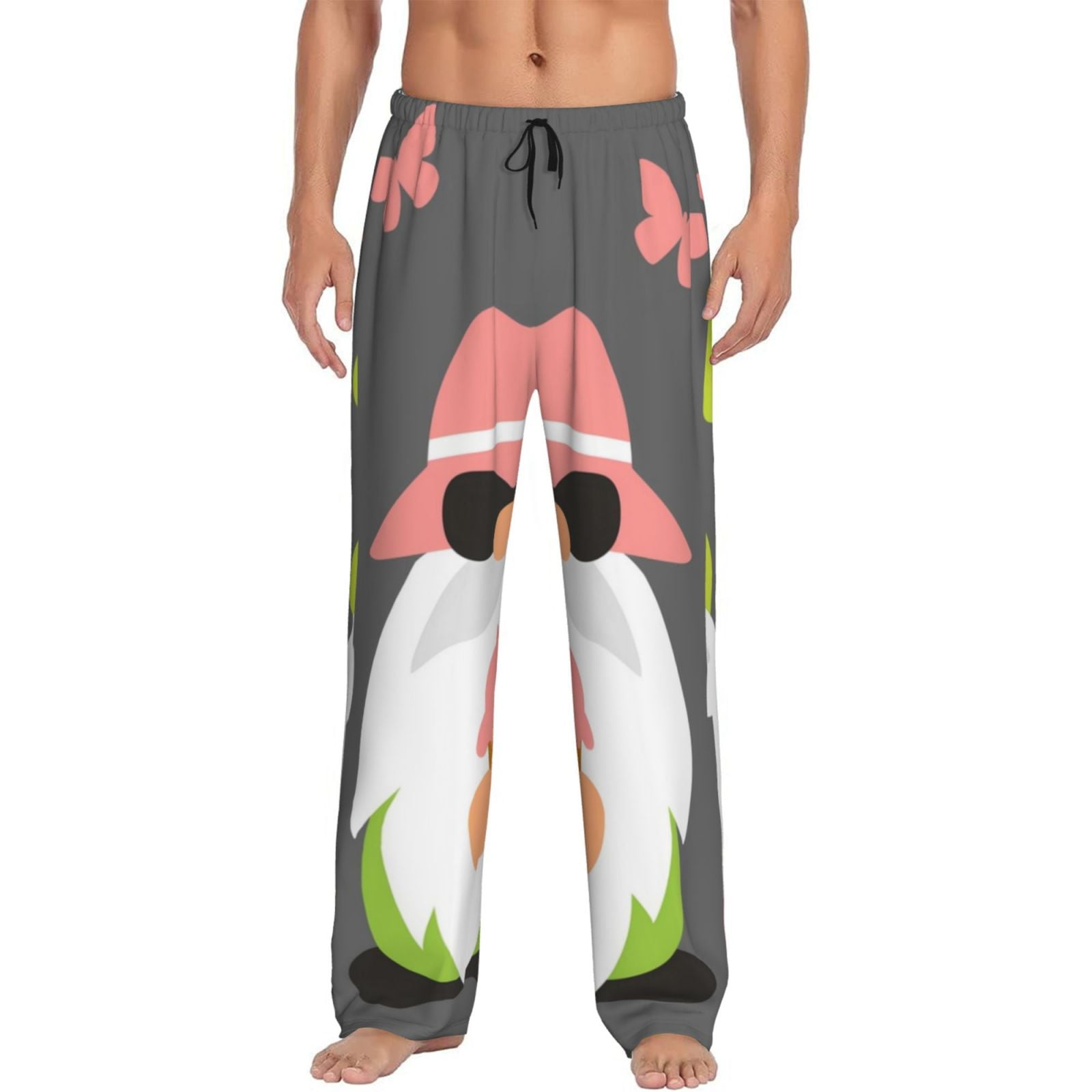 Daiia Summer Gnome 1 Men's Sleep Pant with Pockets and Drawstring ...