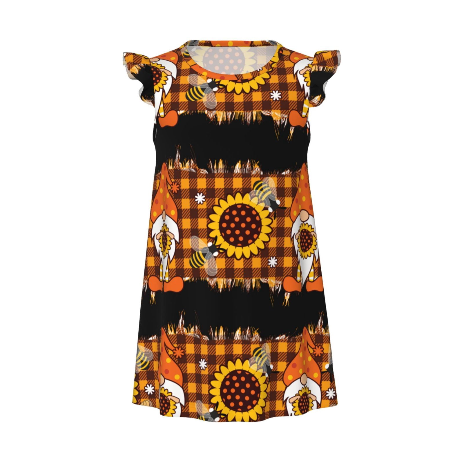 Daiia Sunflower Gnomes and Bees Girls Nightgowns, Unicorn Nightgown ...