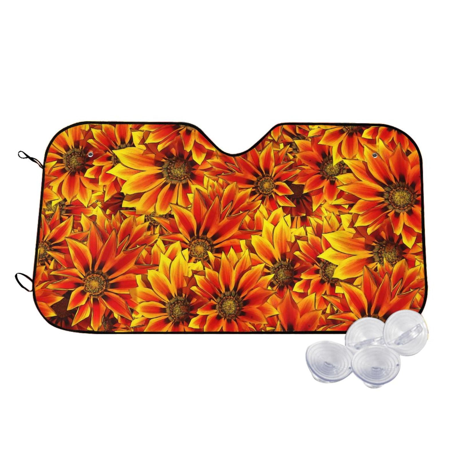 Daiia Sunflower4 Windshield Sun Shade for Car SUV Truck (Medium ), Car ...