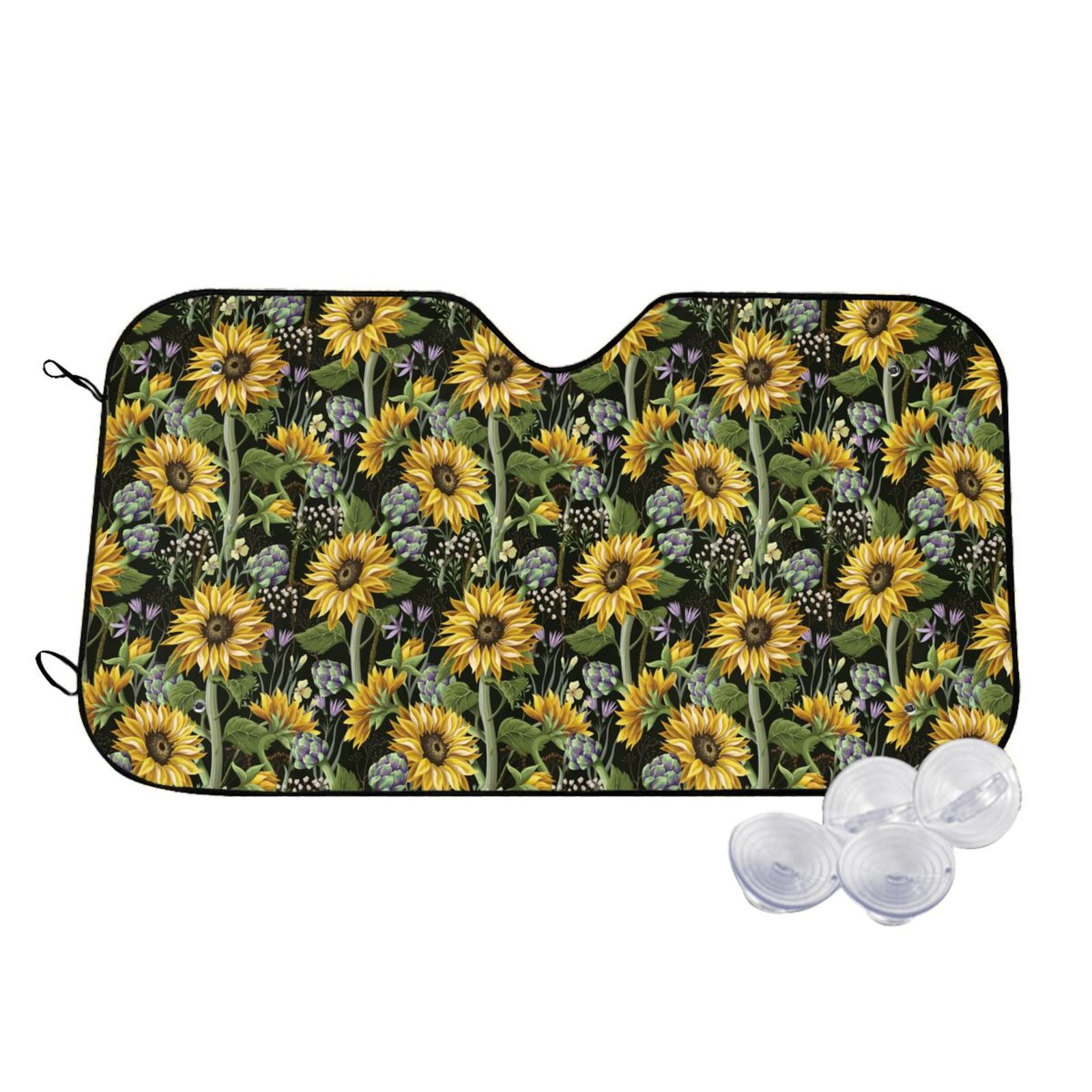 Daiia Sunflowers Windshield Sun Shade for Car SUV Truck (Small ), Car ...