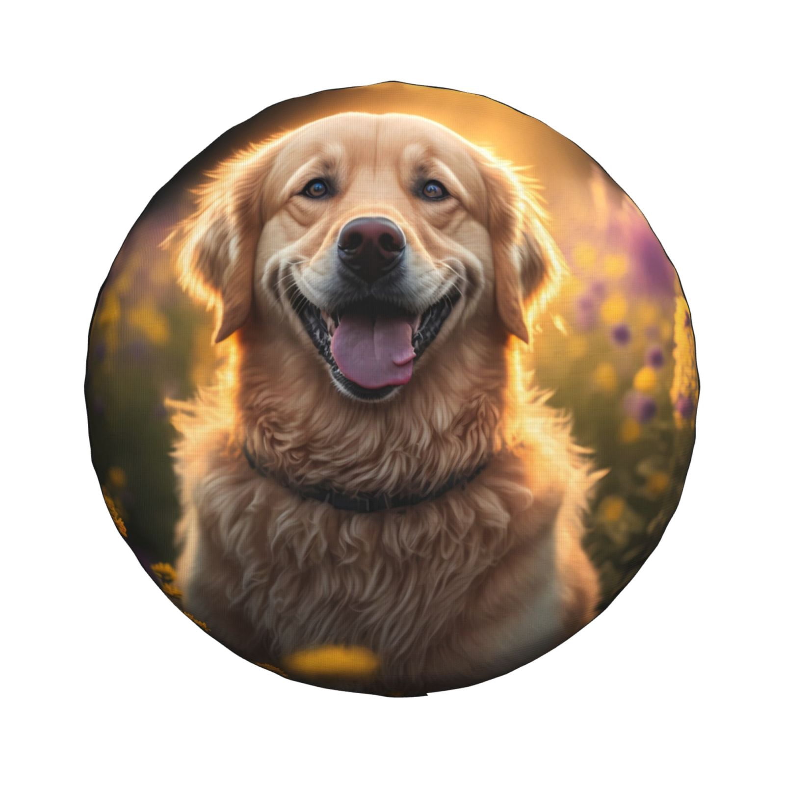 Daiia Sunset Daisy Dog Tire Covers , Travel Trailer Camper Truck SUV ...