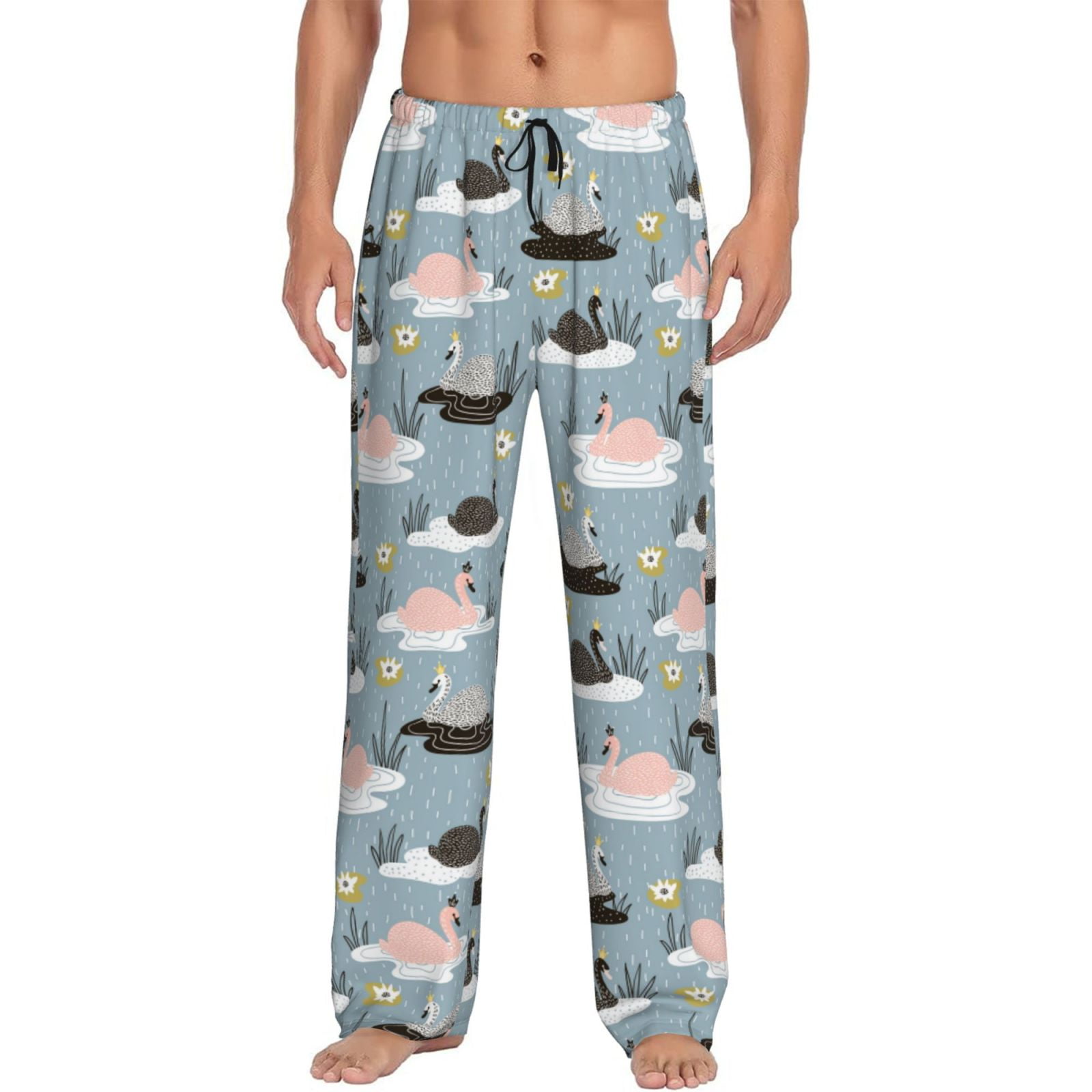 Daiia Swan Princess On Lake Men's Sleep Pant with Pockets and ...