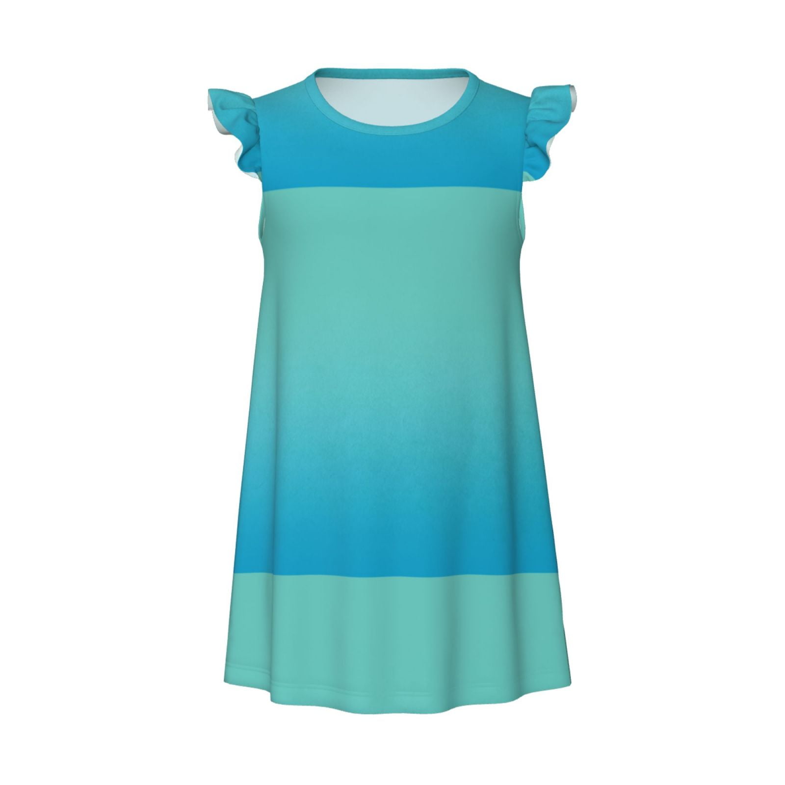 Daiia Teal Turquoise Girls Nightgowns, Unicorn Nightgown Princess ...