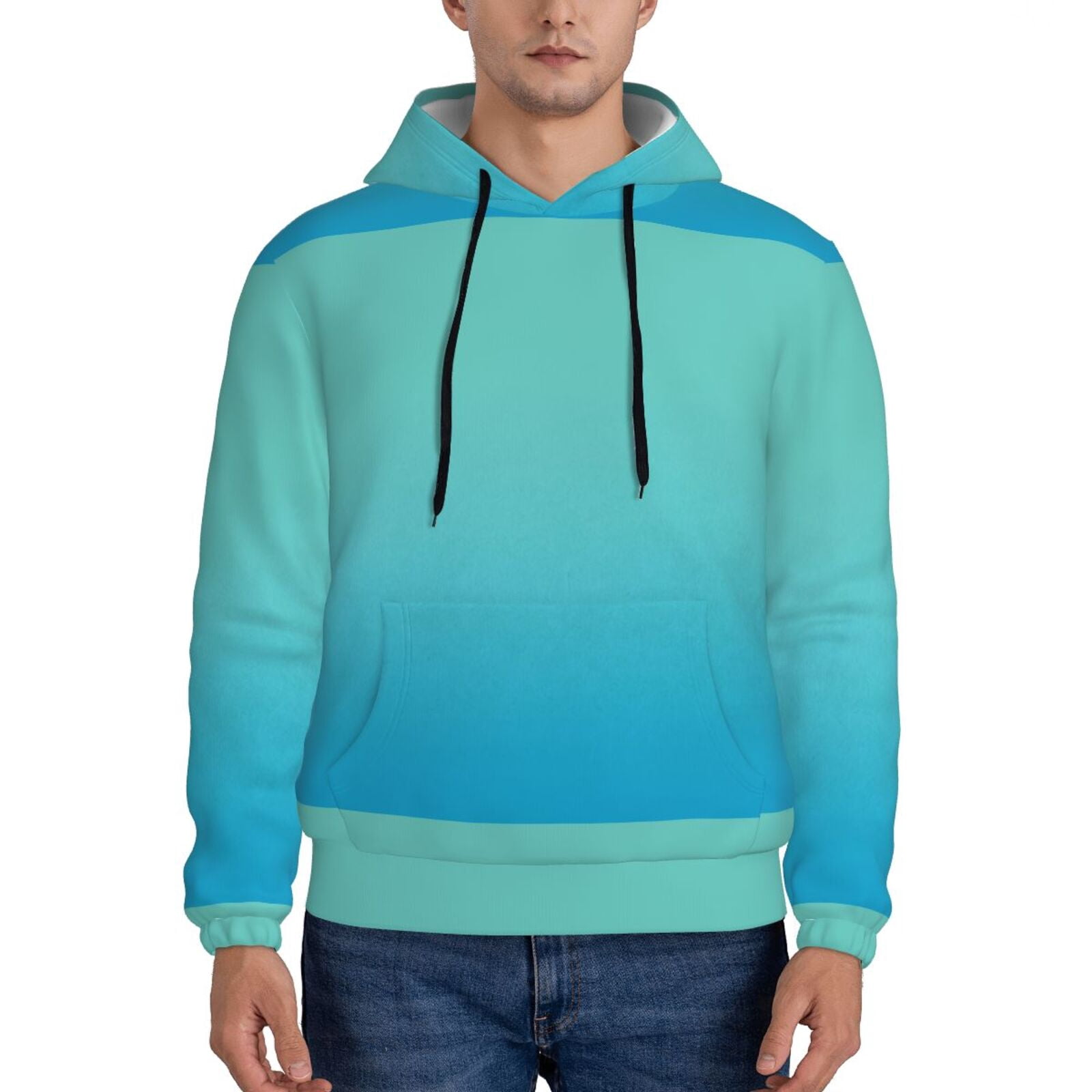 Daiia Teal Turquoise for Men's Fashion Hoodies & Sweatshirts with ...