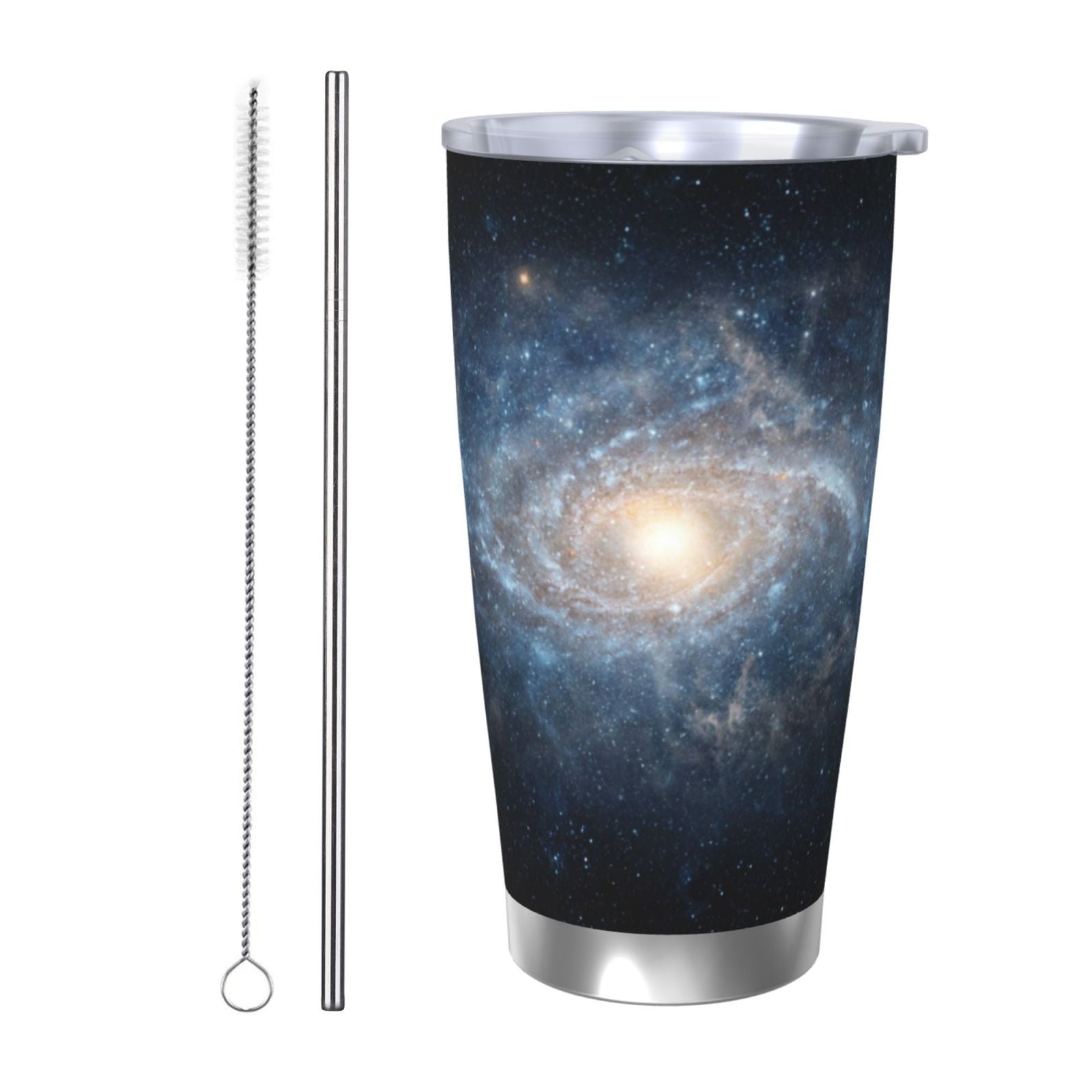 Daiia The Galaxy Printed 20oz Insulated Coffee Cup with Straw Topper ...