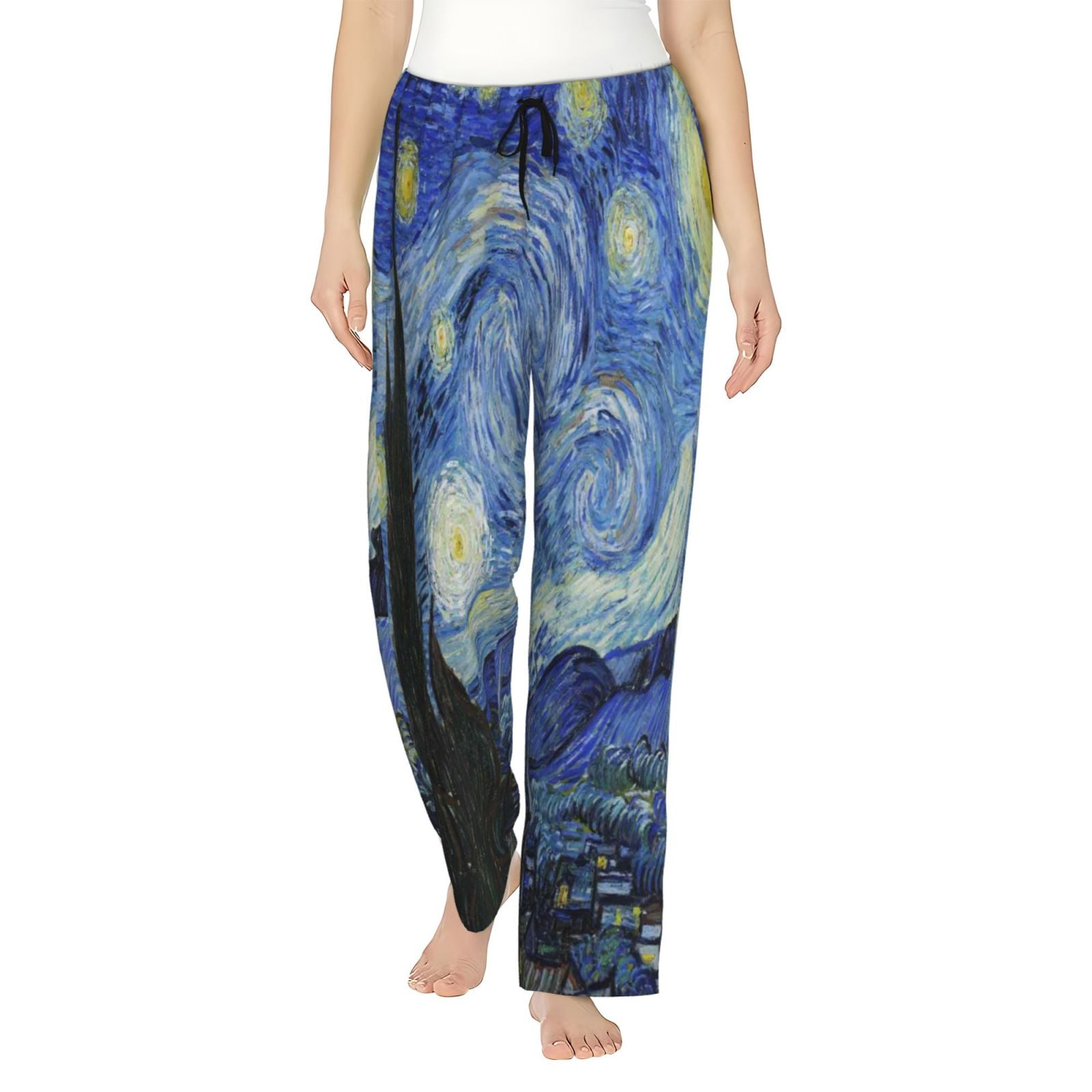 Daiia The Starry Night Women's Sleep Pant with Pockets and Drawstring ...