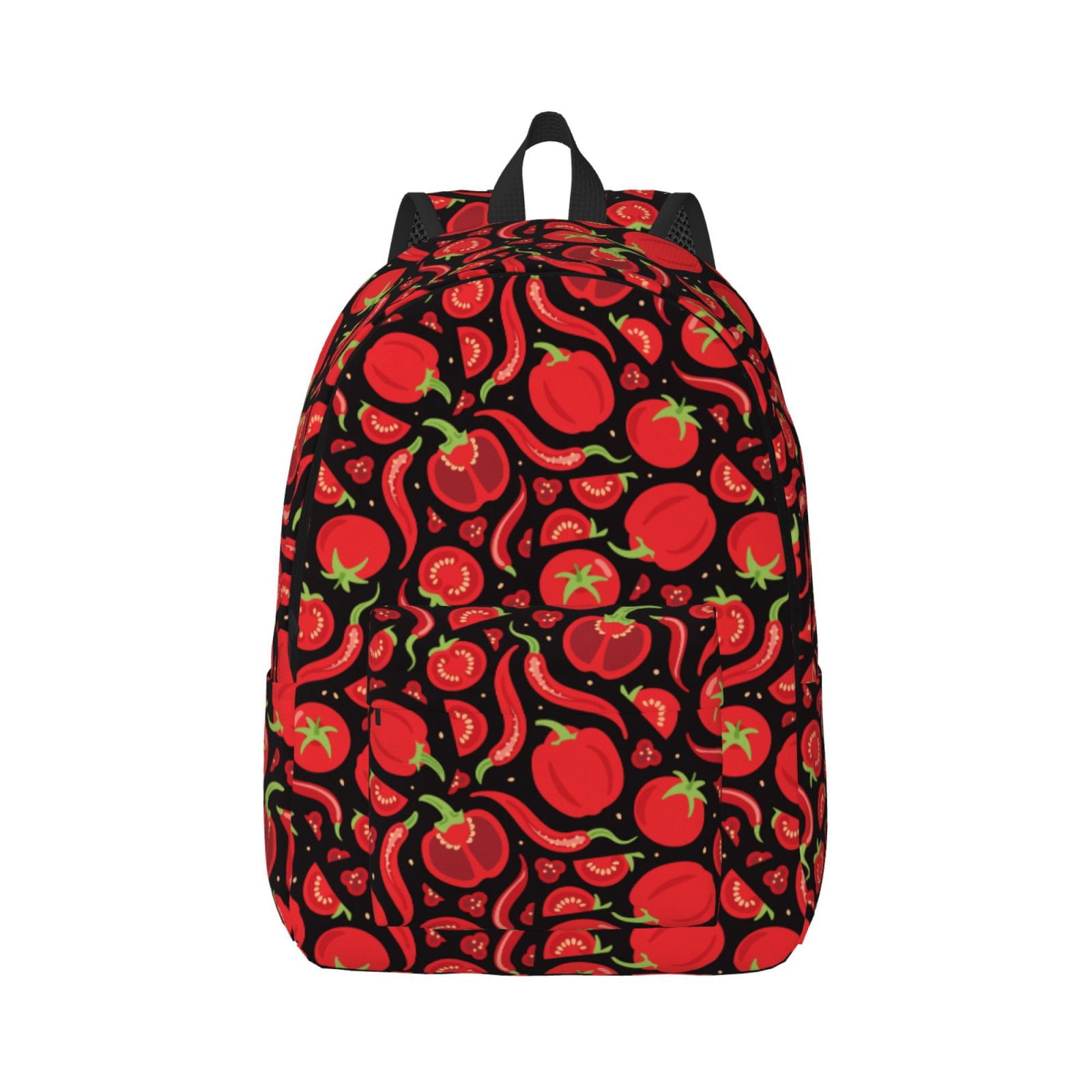 Daiia Tomatoes And Chili Vintage Canvas Backpack for Men and Women ...