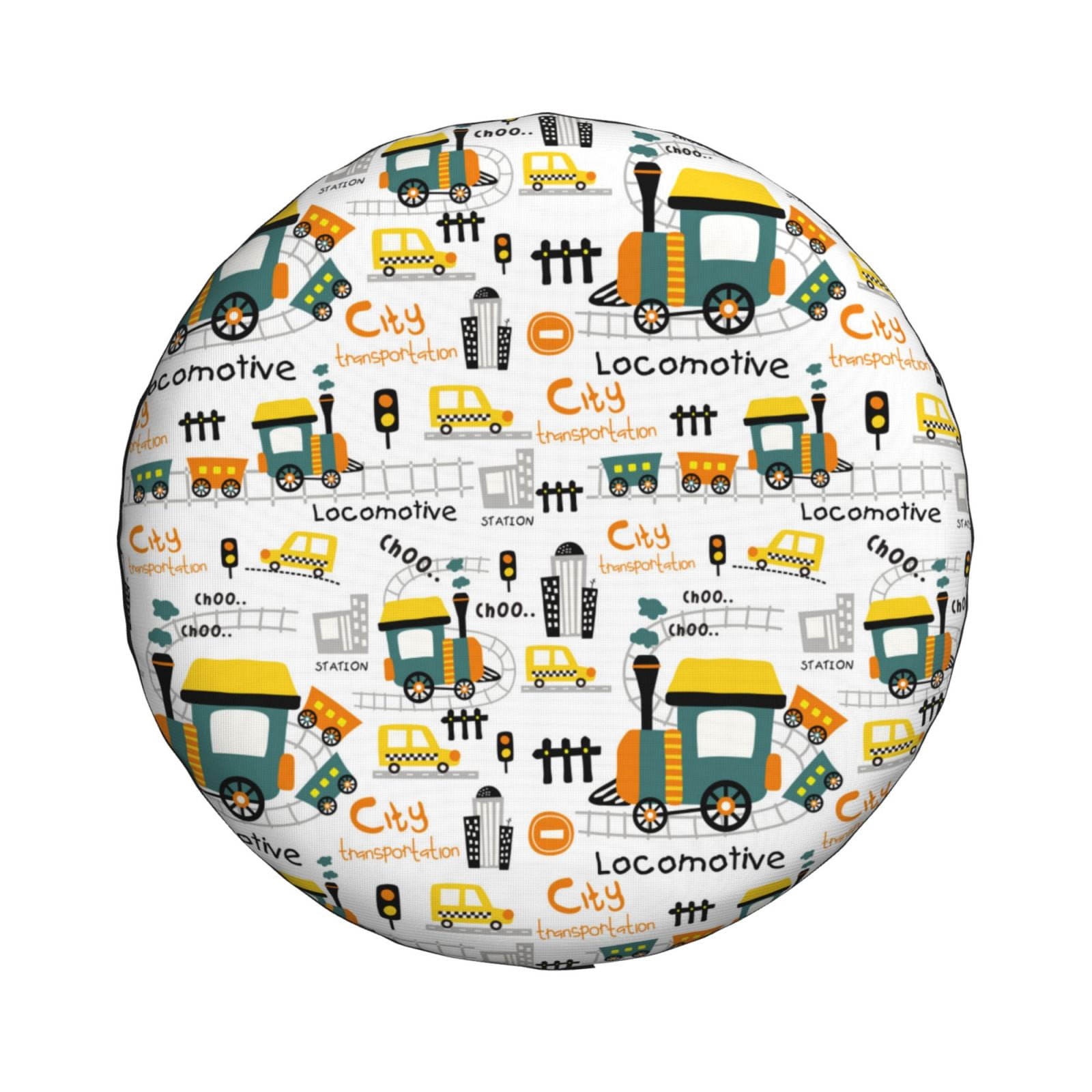 Daiia Transportation Cartoon Tire Covers , Travel Trailer Camper Truck ...