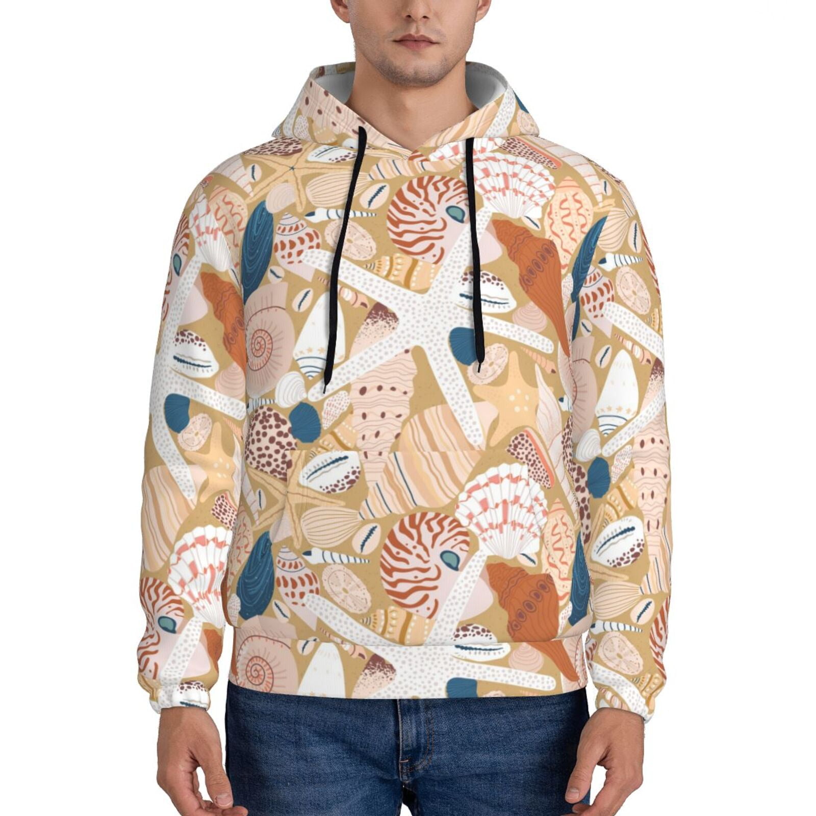 Daiia Tropical Beach Sea Shell for Men's Fashion Hoodies & Sweatshirts ...