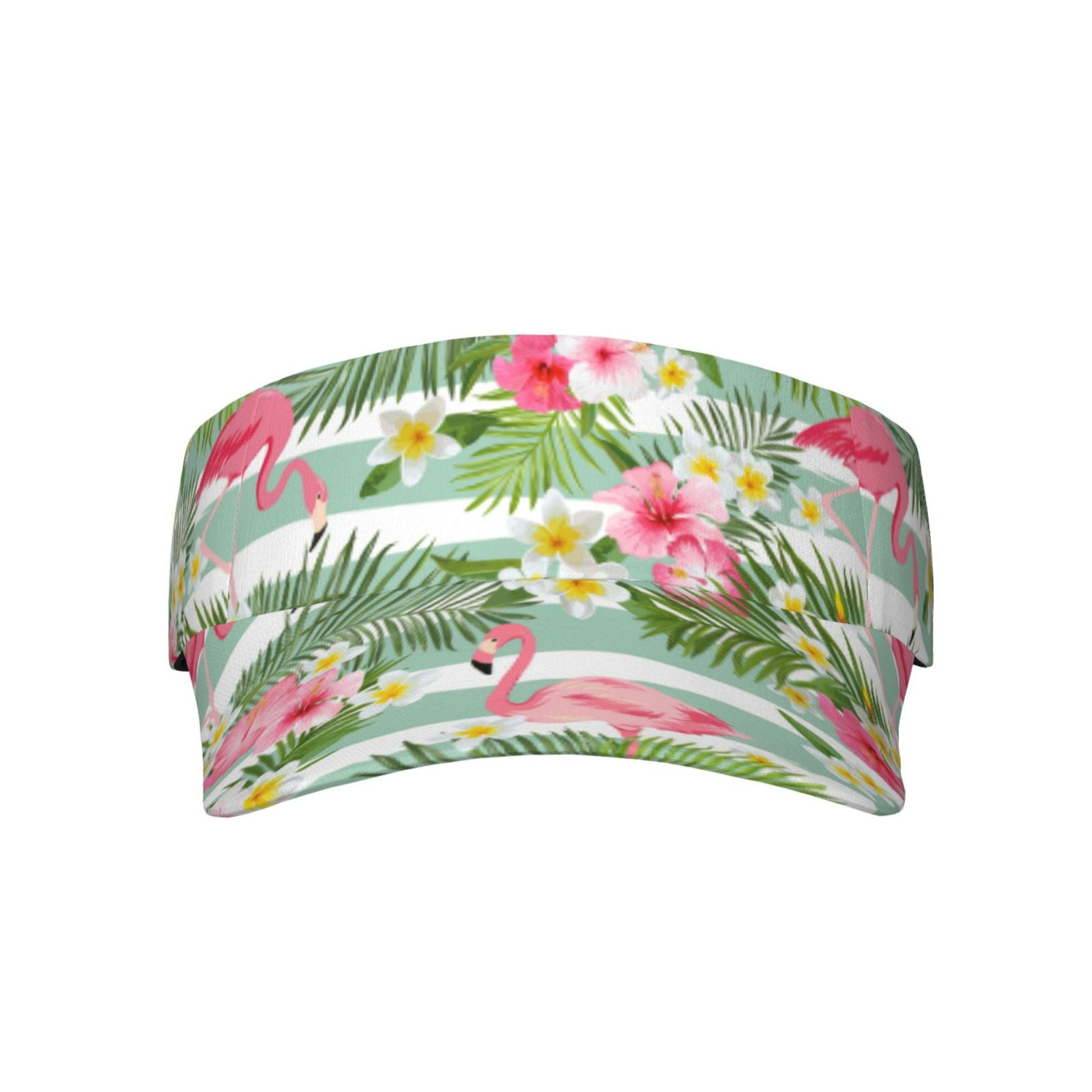 Daiia Tropical Flamingo Pattern Sport Sun Visor Hats Visor Cap ...