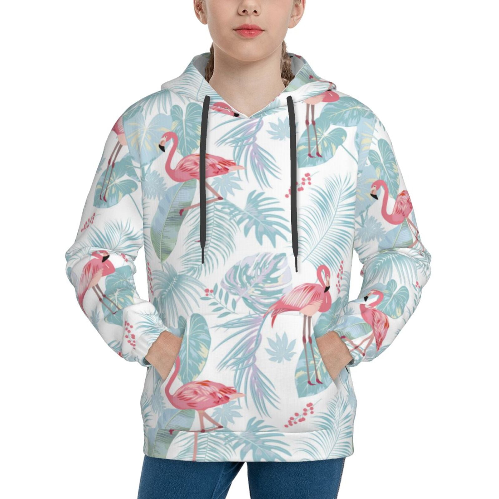 Daiia Tropical Flamingo for Boys Fashion Hoodies & Sweatshirts with ...