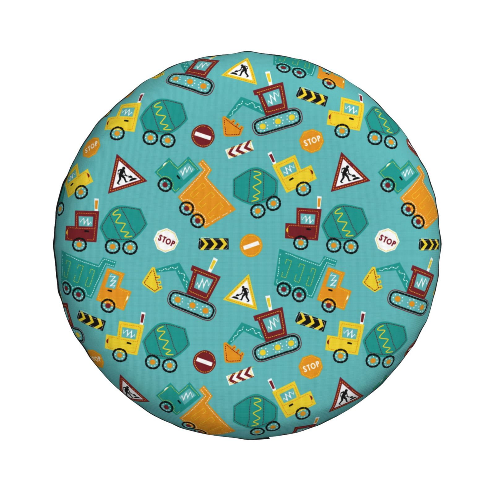 Daiia Trucks And Excavators Tire Covers , Travel Trailer Camper Truck ...