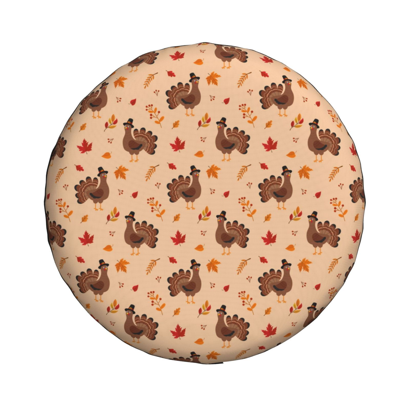 Daiia Turkey And Autumn Leaves Tire Covers , Travel Trailer Camper ...