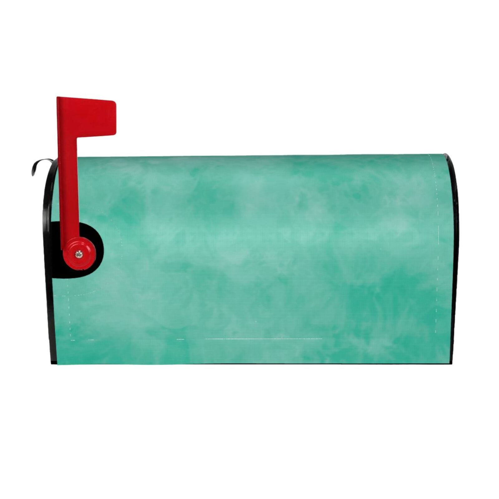 Daiia Turquoise watercolor Pattern Mailbox Cover , Magnetic Welcome ...