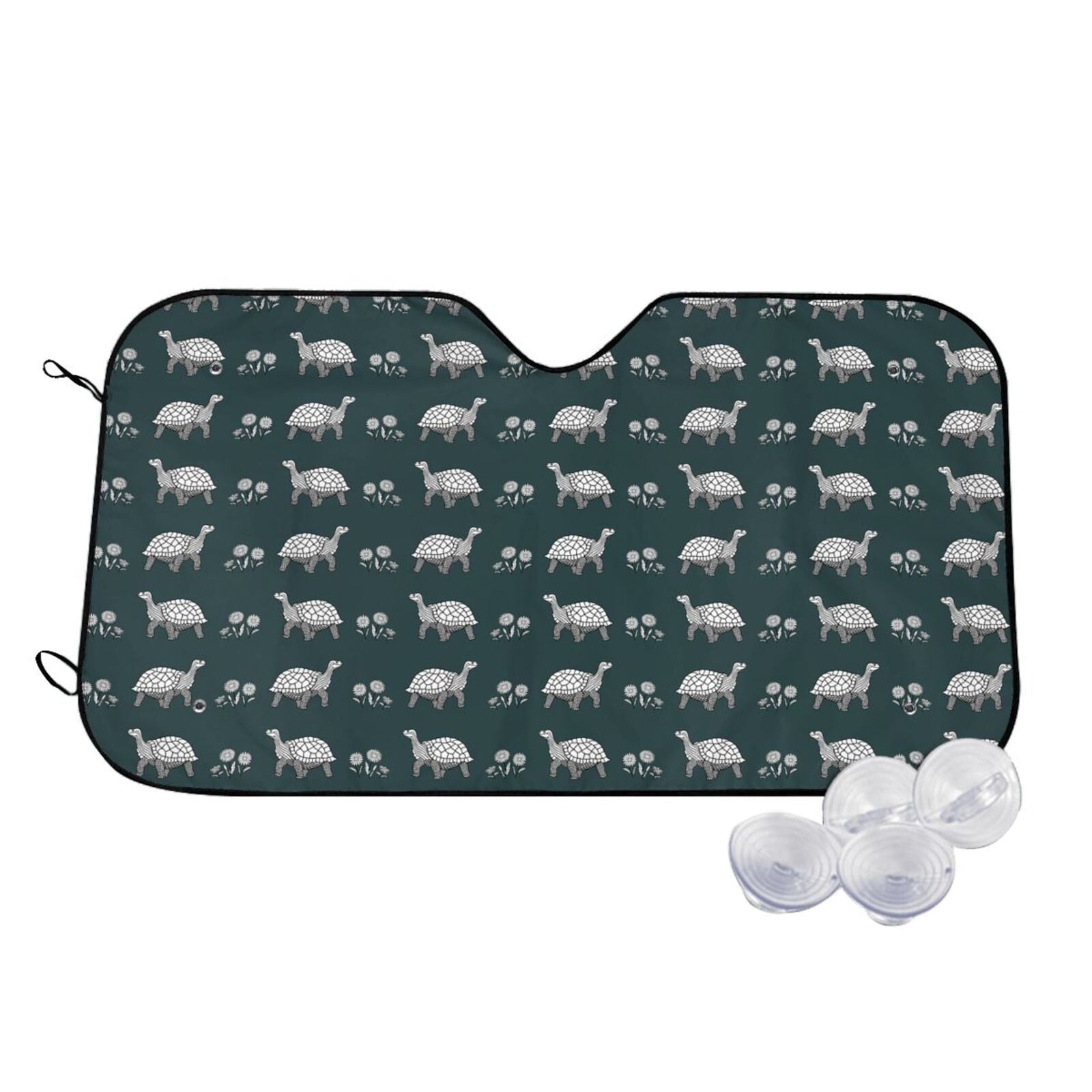 Daiia Turtle Chrysanthemum Windshield Sun Shade for Car SUV Truck ...