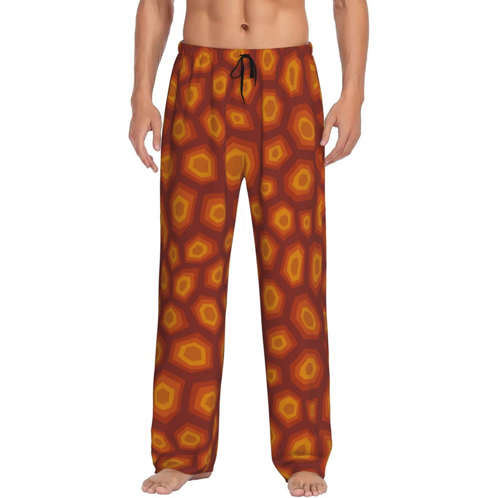 Daiia Turtle Shell Men's Sleep Pant with Pockets and Drawstring,Pajama ...