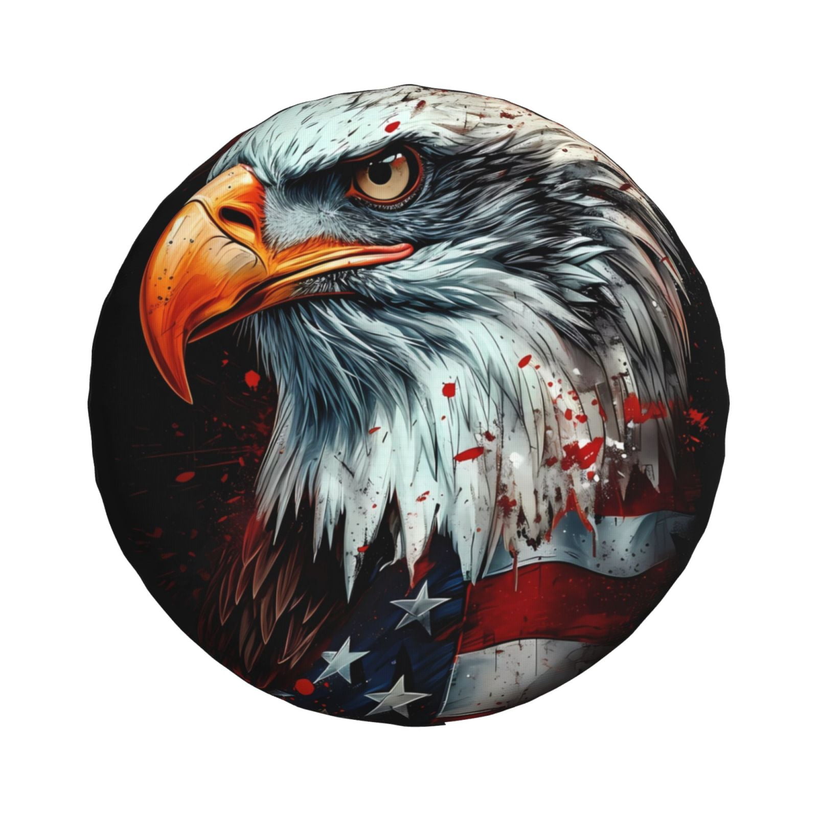Daiia USA Bald Eagle Tire Covers , Travel Trailer Camper Truck SUV ...
