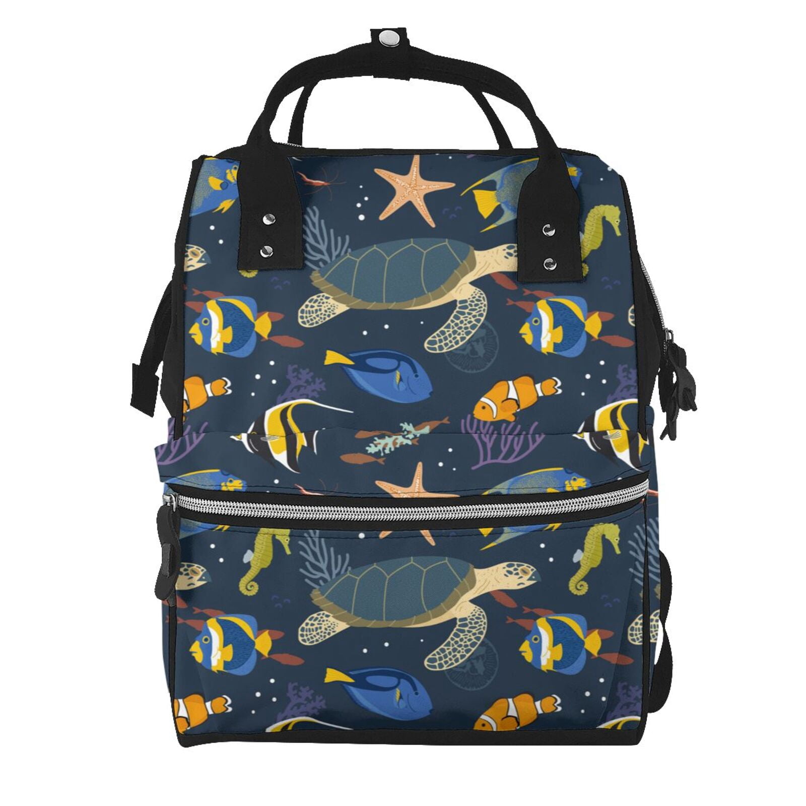 Daiia Undersea Animals Large Capacity Baby Bag Waterproof Stylish ...