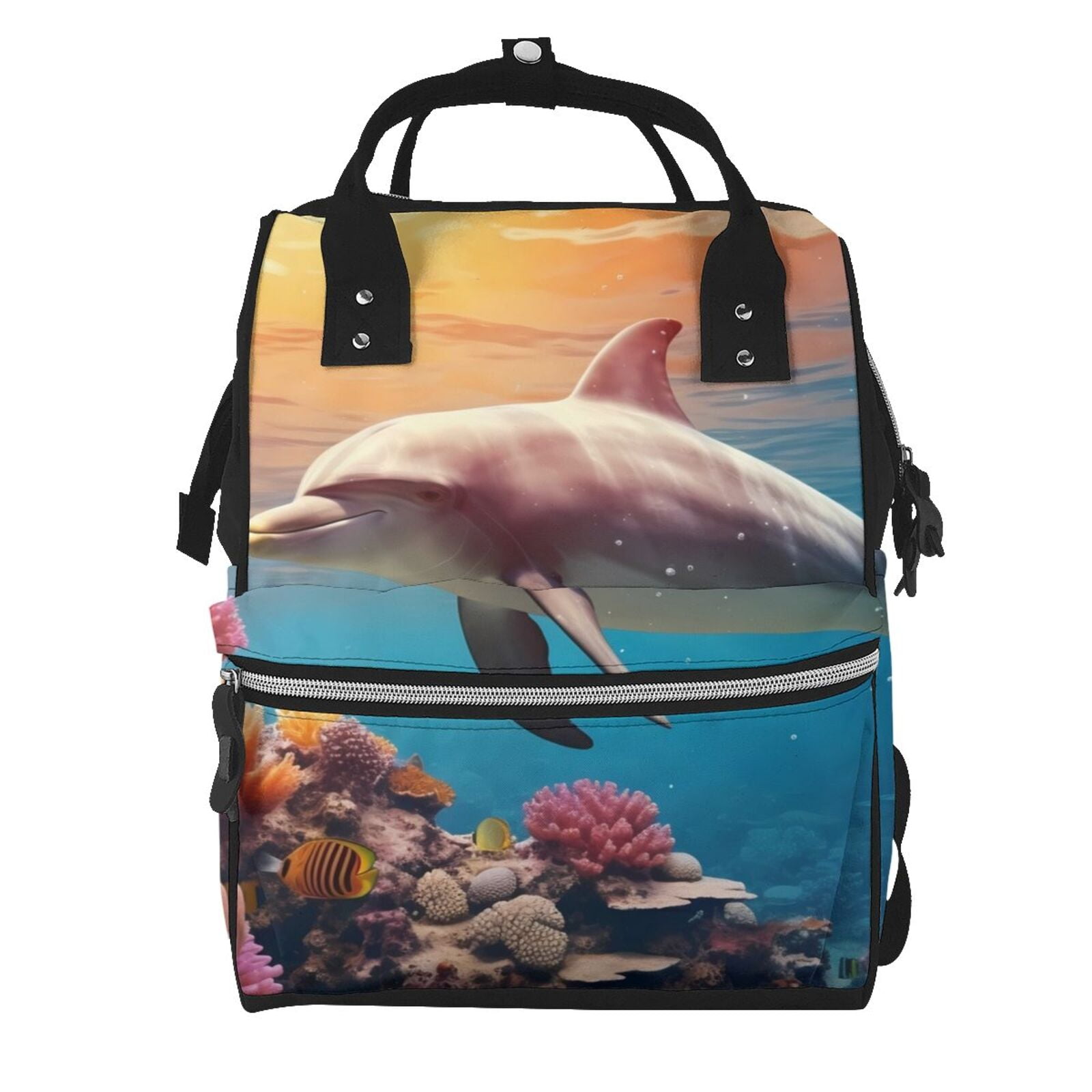 Daiia Underwater Plant Dolphin Large Capacity Baby Bag Waterproof ...