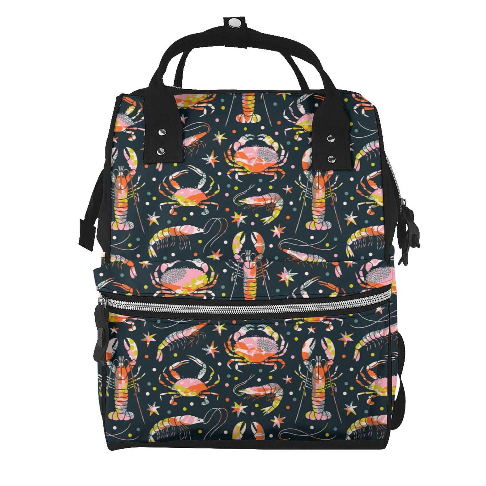 Daiia Various Crustaceans Large Capacity Baby Bag Waterproof Stylish ...