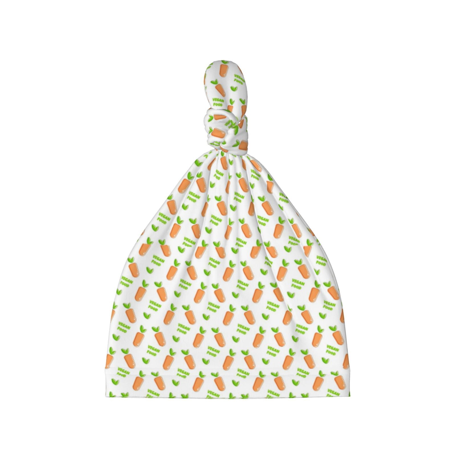 Daiia Vegan Fruit Carrot Pattern Baby Beanie Knit Toddler Hat Kids ...