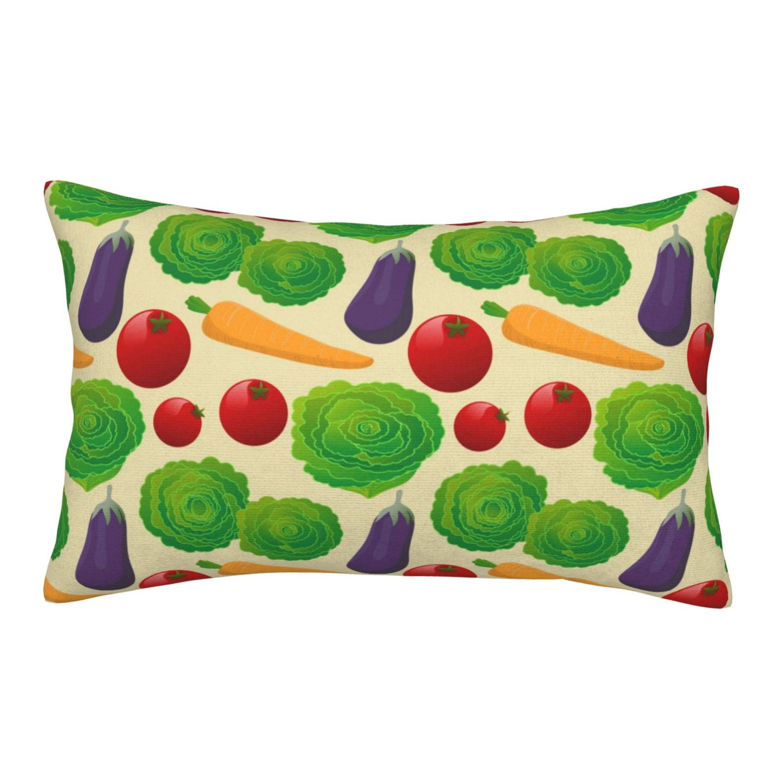 Daiia Vegetable Bedding Waterproof Pillow Protector Zippered Queen ...