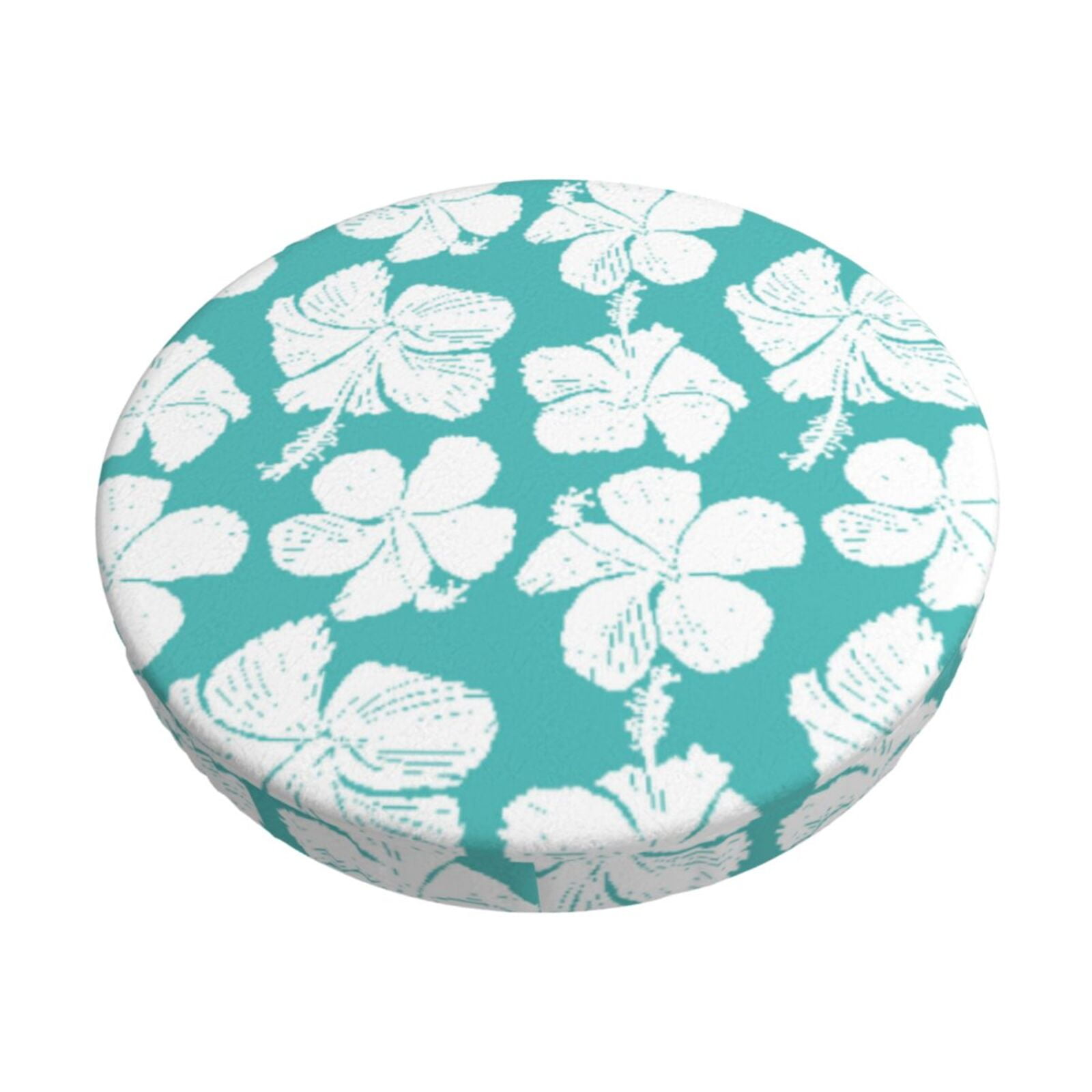 Daiia Vintage Floral Stool Covers Round,Round Bar Stool Covers ...