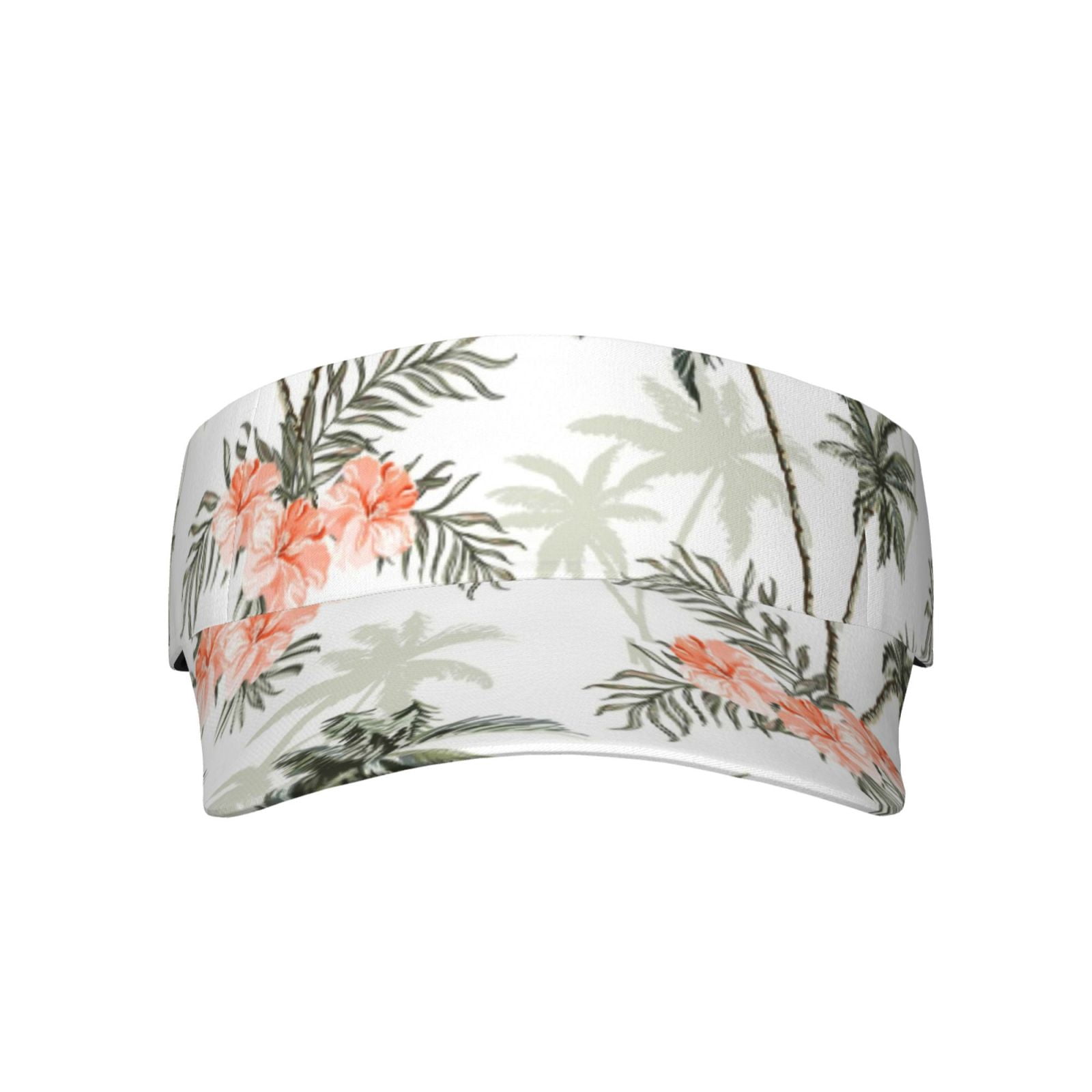 Daiia Vintage Palm Trees Pattern Sport Sun Visor Hats Visor Cap ...