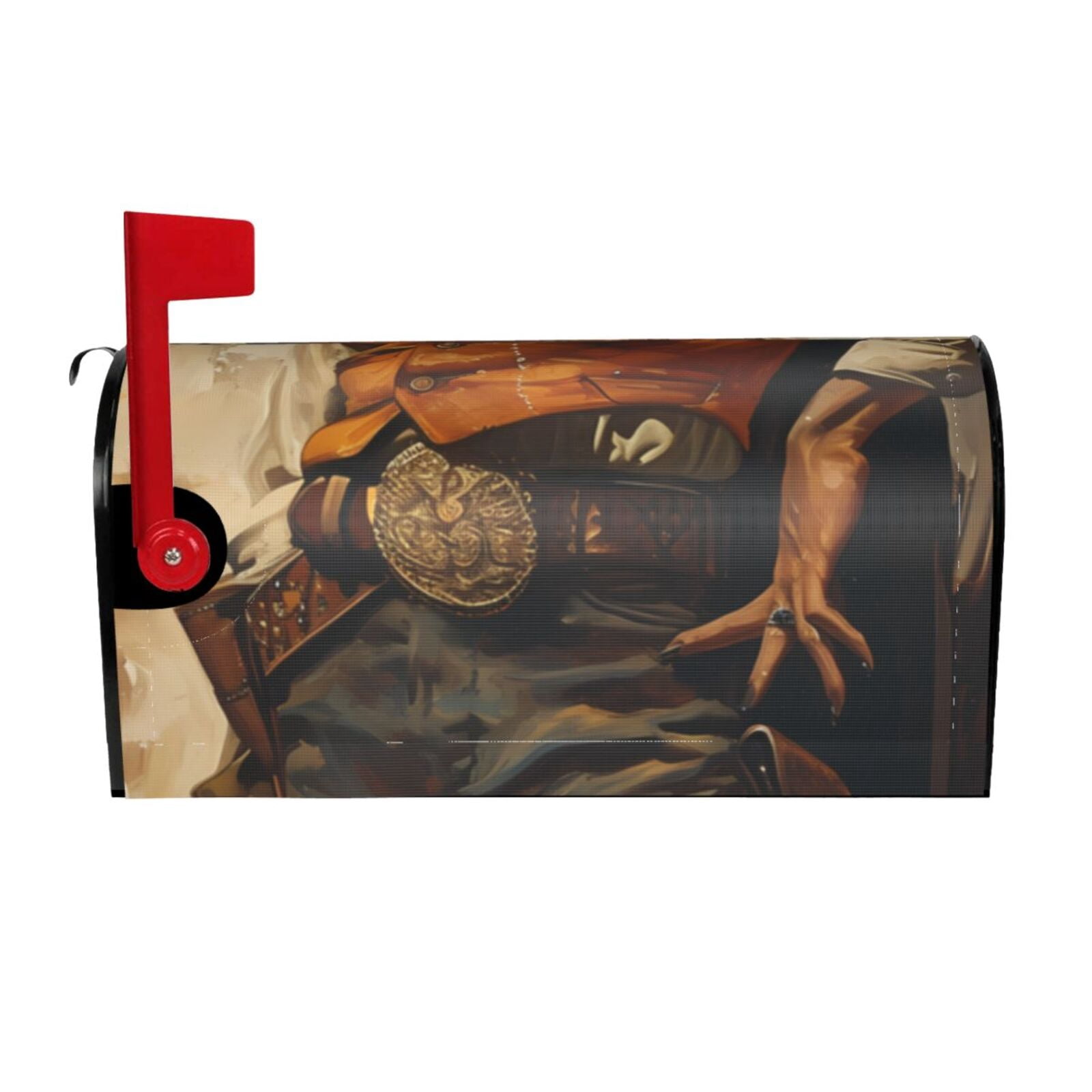 Daiia Vintage Style Elk Mailbox Cover , Magnetic Welcome Mailbox Wraps ...