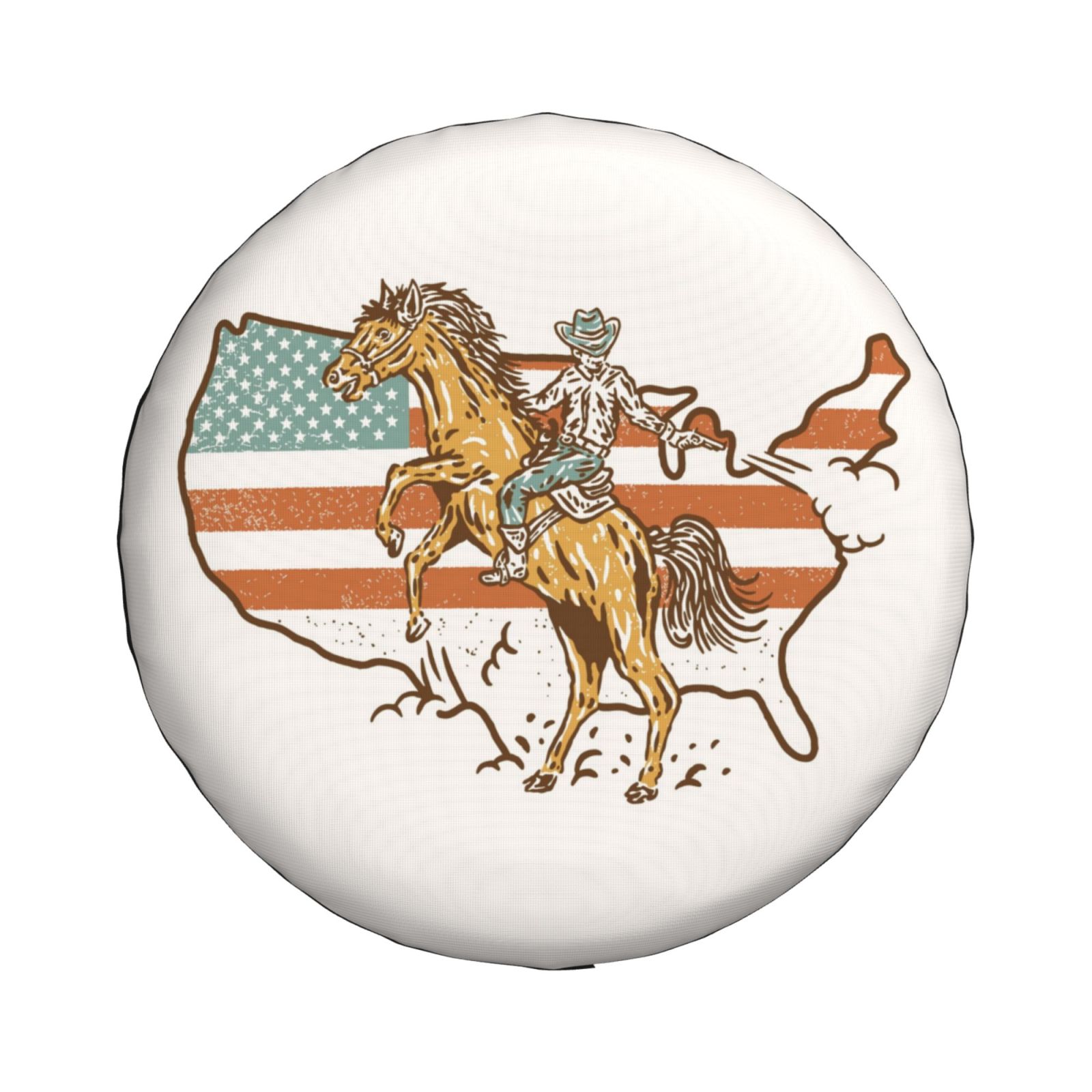 Daiia Vintage Wild West Cowboy Tire Covers , Travel Trailer Camper ...