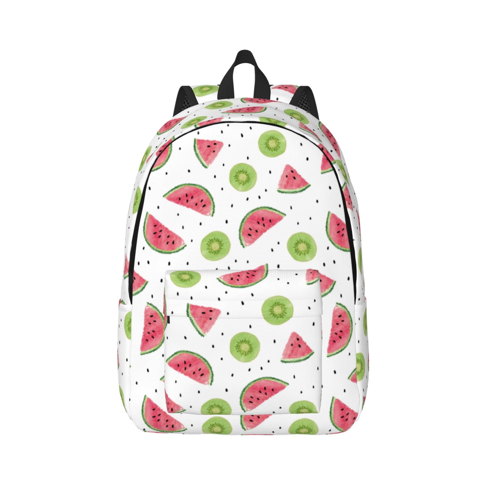 Daiia Watermelon And Kiwi Vintage Canvas Backpack for Men and Women ...