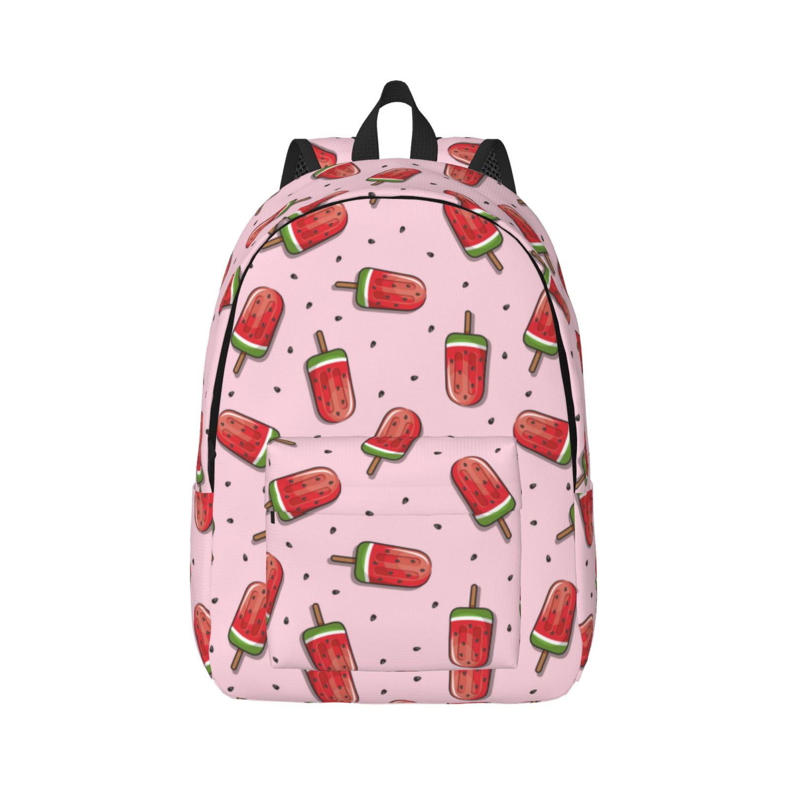 Daiia Watermelon Ice Cream Vintage Canvas Backpack for Men and Women ...