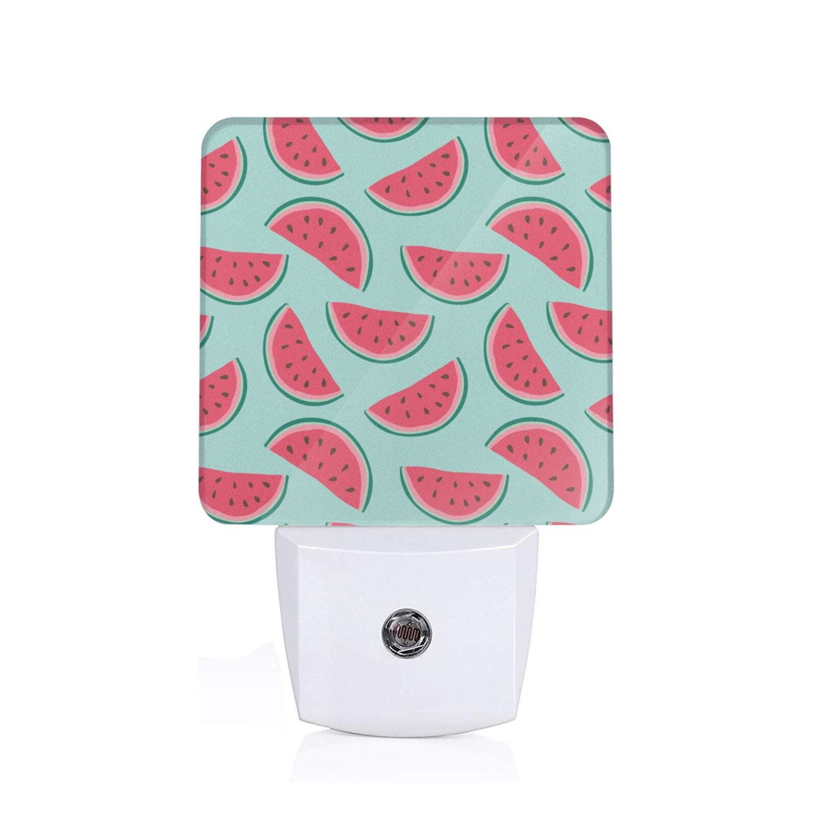 Daiia Watermelon Pattern Plug-in LED Backlit Night Light with Motion ...
