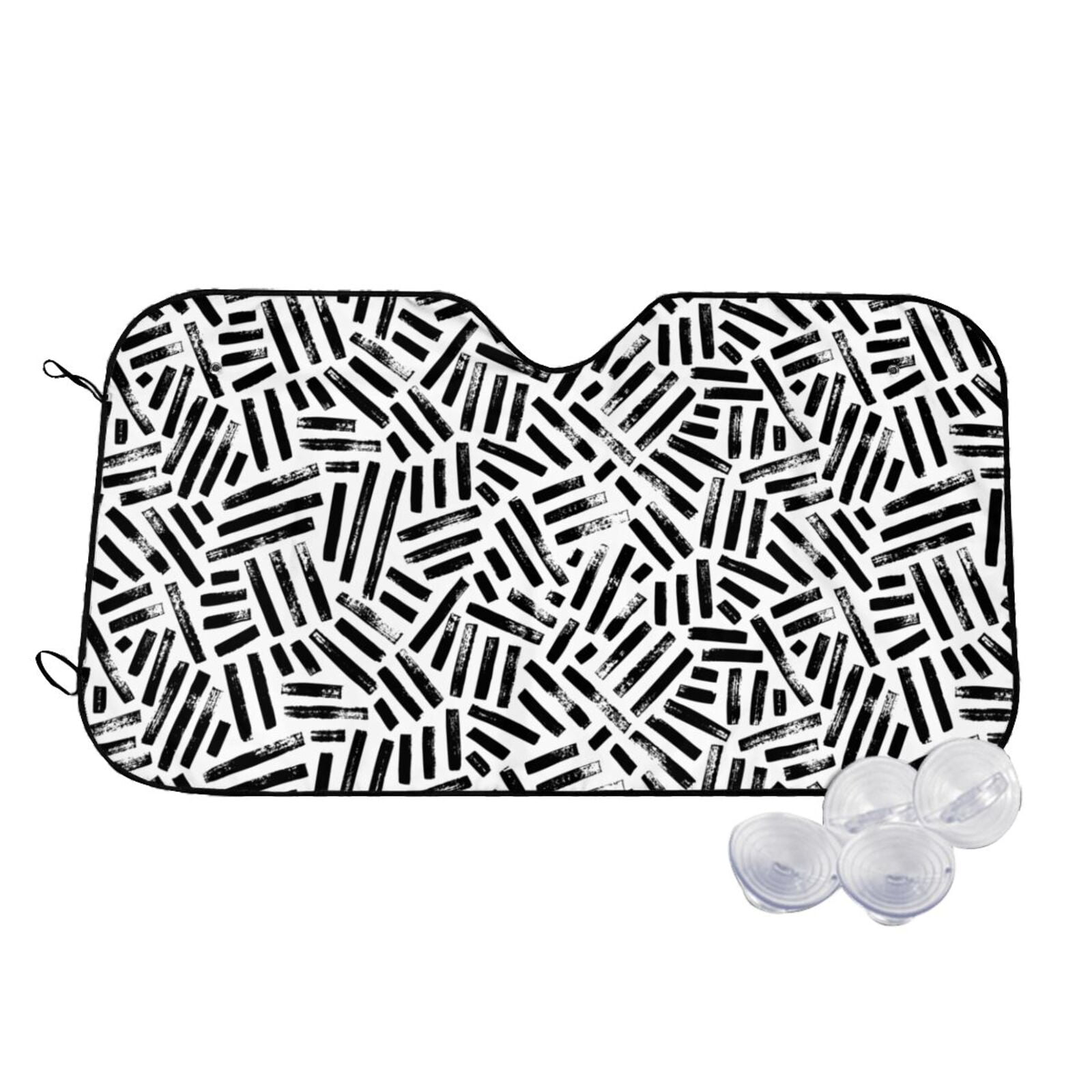 Daiia Weave Geometric Windshield Sun Shade for Car SUV Truck (Small ...