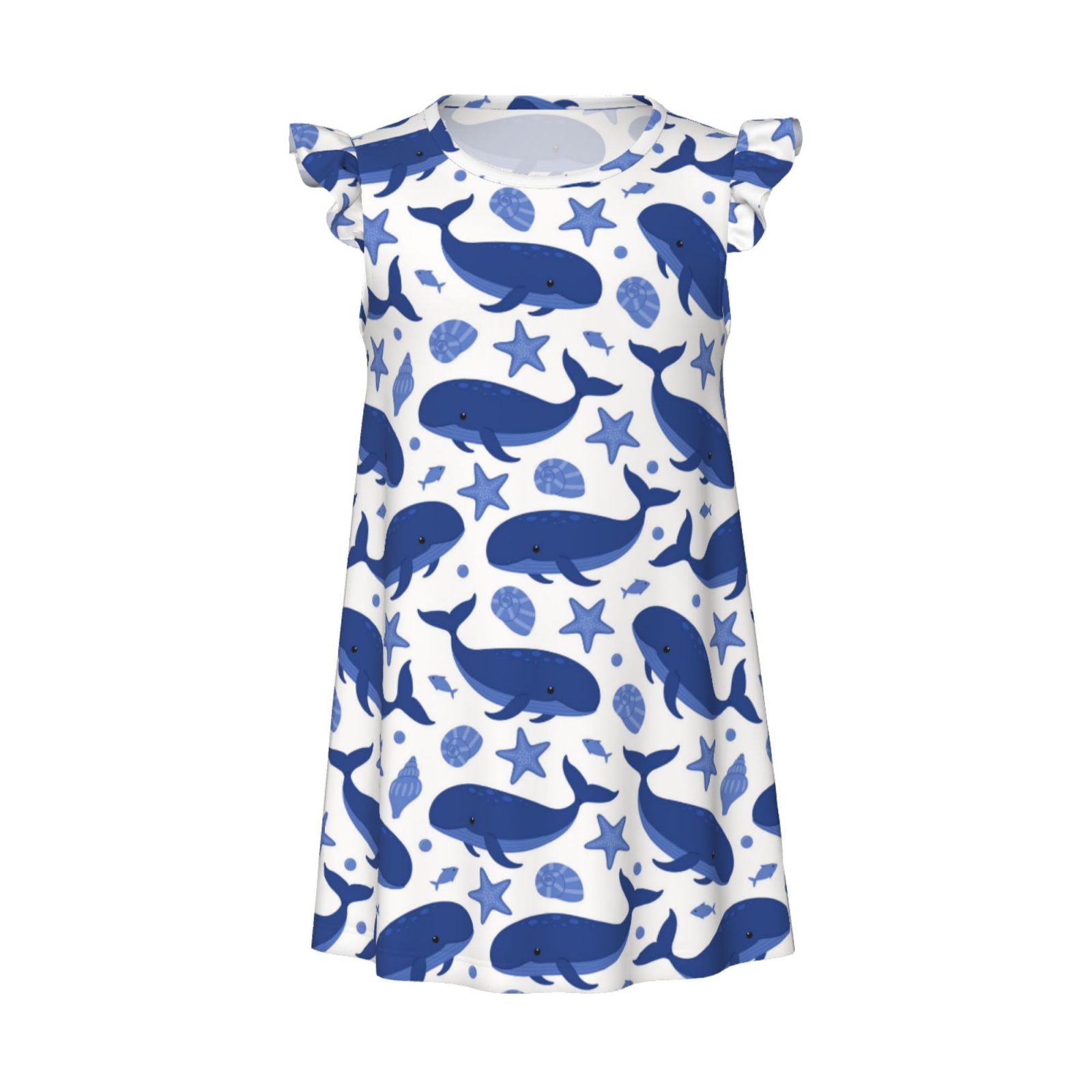 Daiia Whale Girls Nightgowns, Unicorn Nightgown Princess Pajama Dresses ...