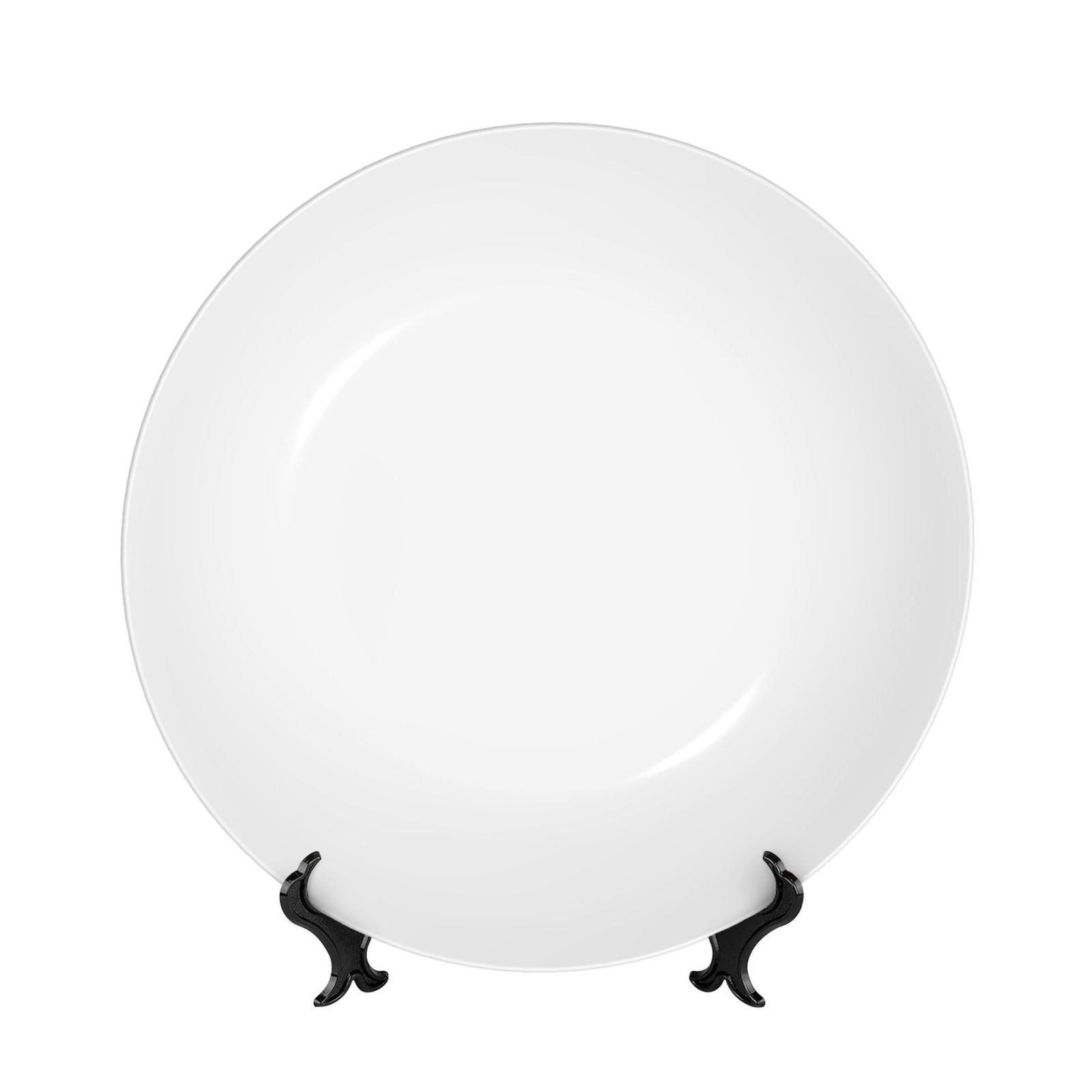 Daiia White Printed Pattern Ceramic Plate Dinner Plates Bone China ...