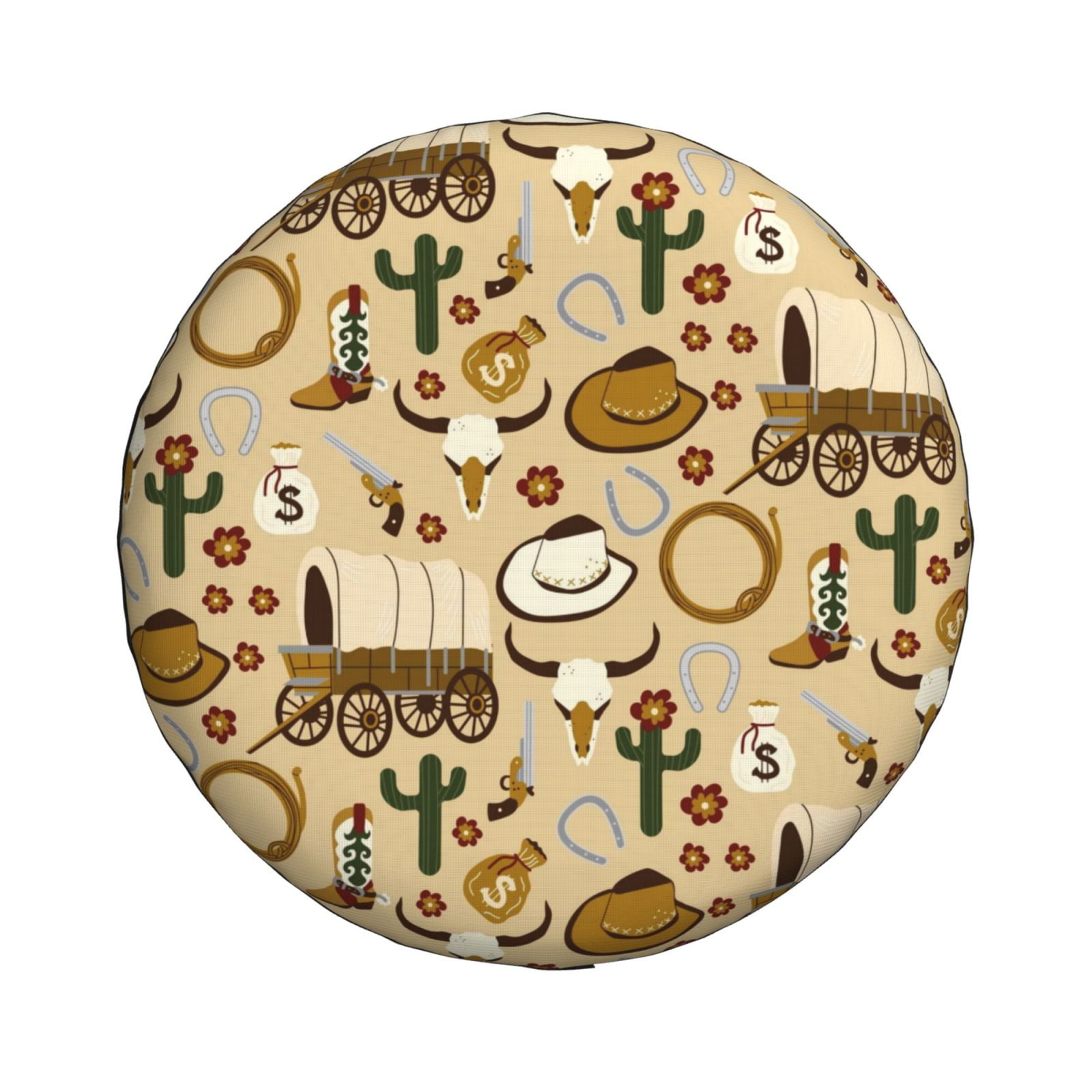 Daiia Wild West Cowboy Tire Covers , Travel Trailer Camper Truck SUV ...