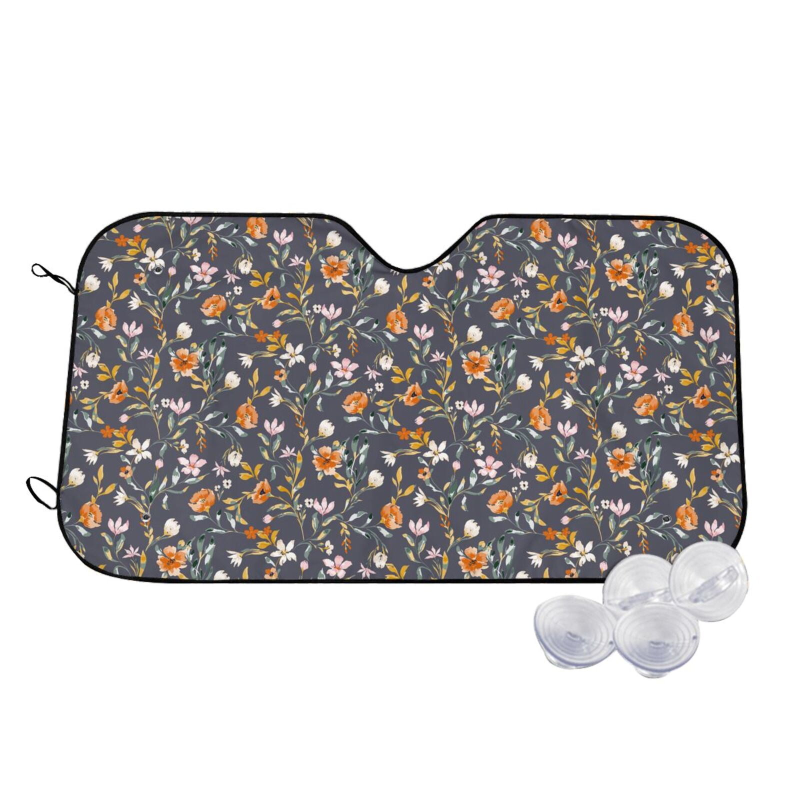 Daiia Wildflowers Windshield Sun Shade for Car SUV Truck (Small ), Car ...