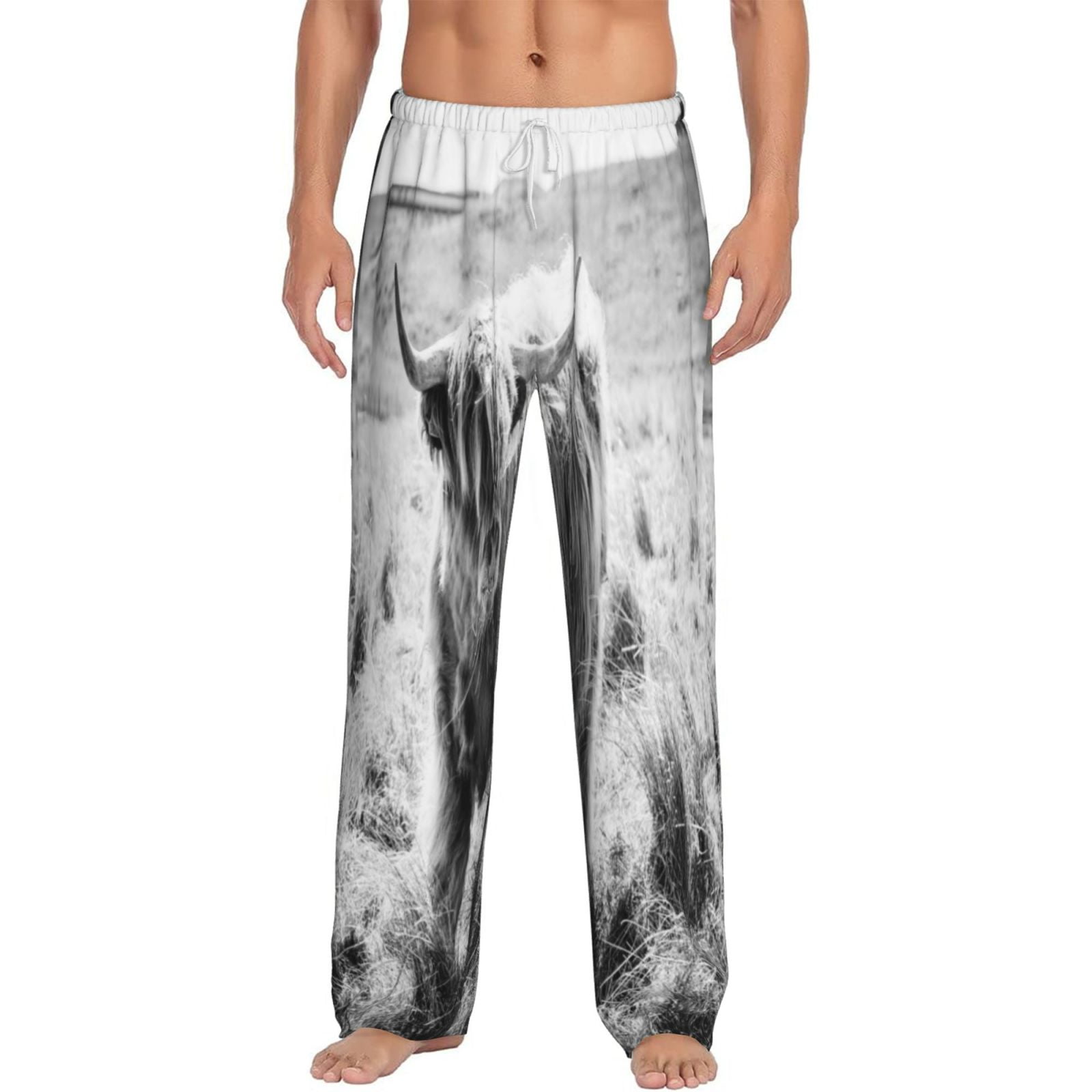 Daiia Yak Men's Sleep Pant with Pockets and Drawstring,Pajama Pants ...