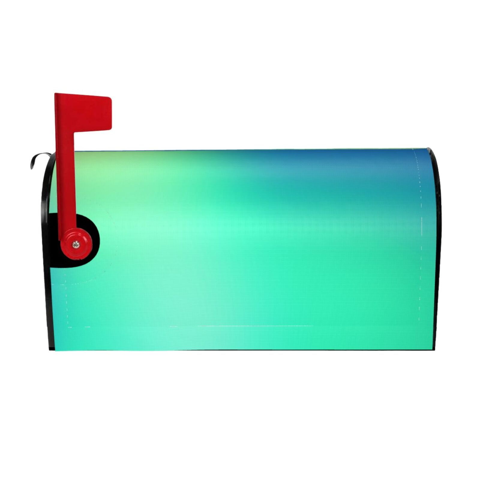 Daiia blue green colors Pattern Mailbox Cover , Magnetic Welcome ...