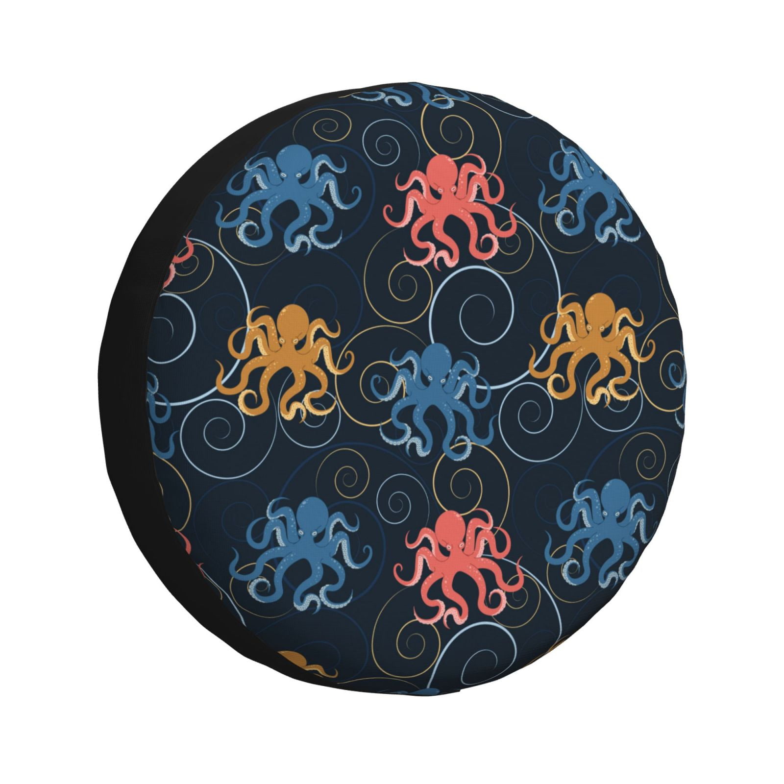 Daiia cartoon doodle octopus Pattern Tire Covers , Travel Trailer ...