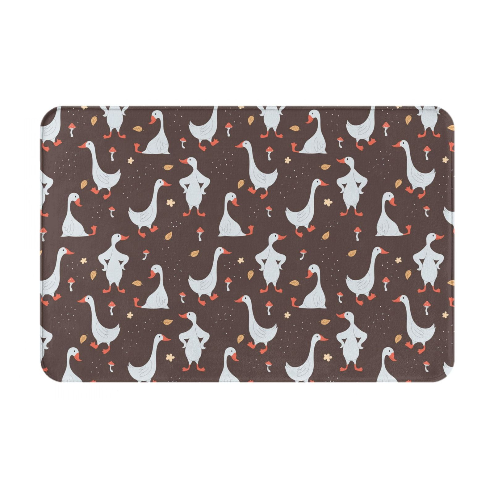 Daiia cartoon geese Front Door Mat, Heavy Duty Durable Welcome Mat for ...
